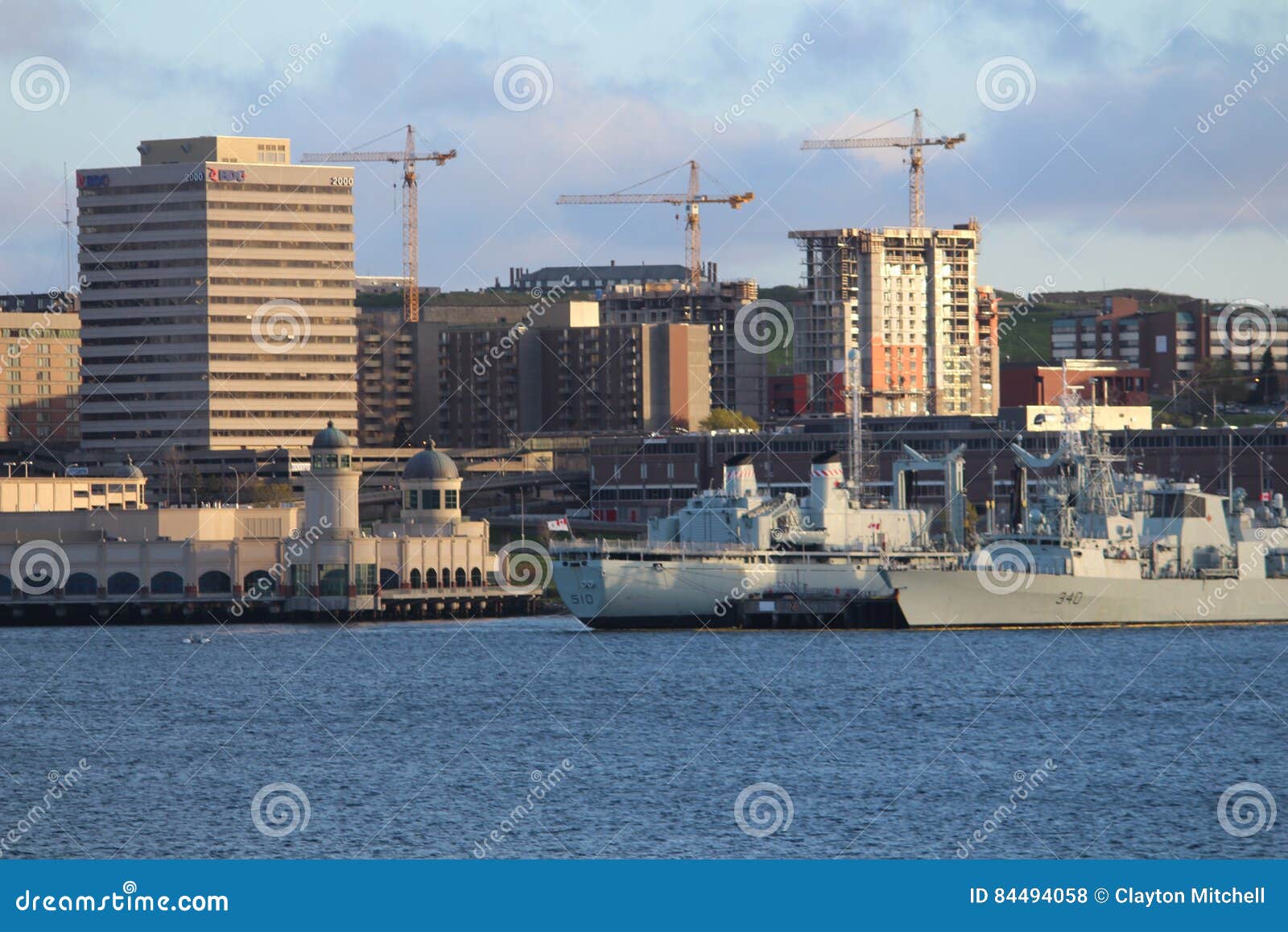 Halifax Harbor, NS - View of the Harbor Front Editorial Stock Photo ...