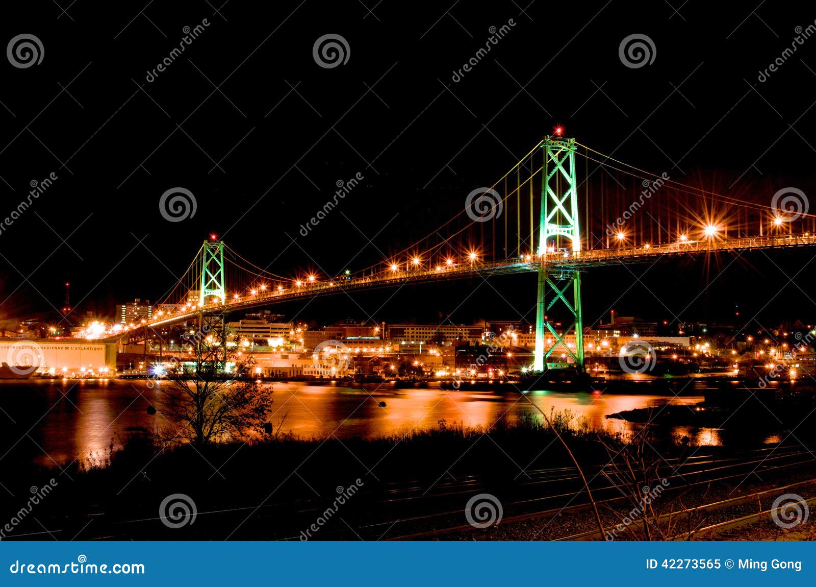 Halifax MacDonald Bridge stock image. Image of halifax - 42273565