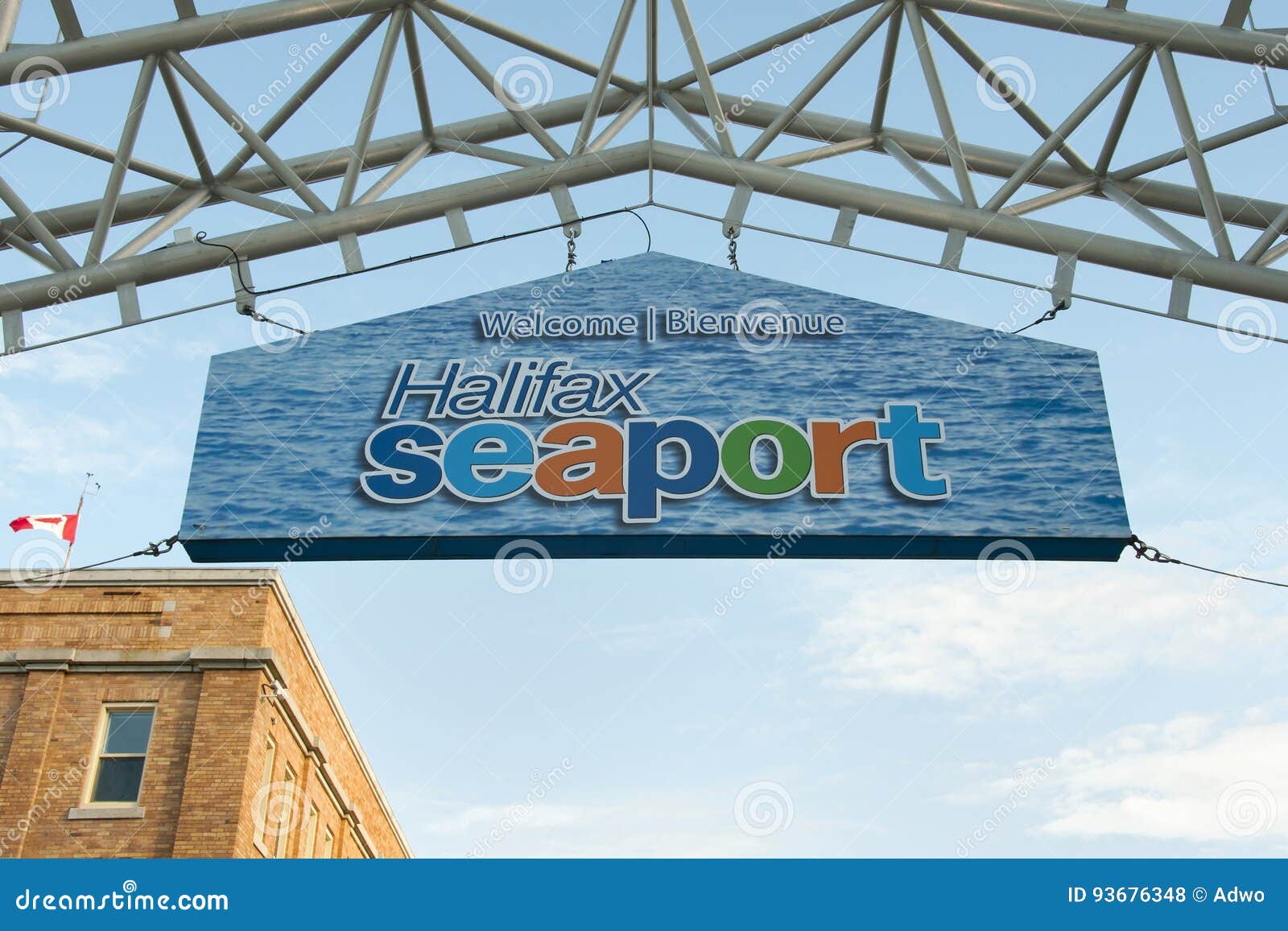 Halifax Seaport Sign - Nova Scotia - Canada Editorial Stock Photo ...