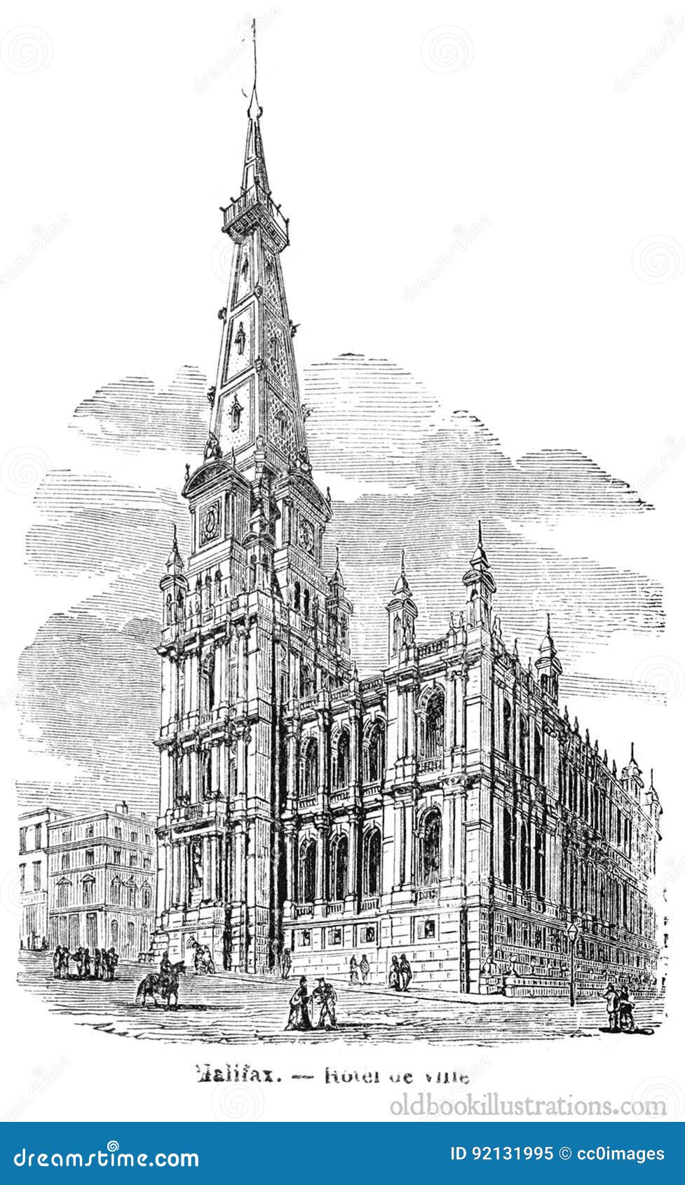 Halifax Town Hall Picture. Image: 92131995