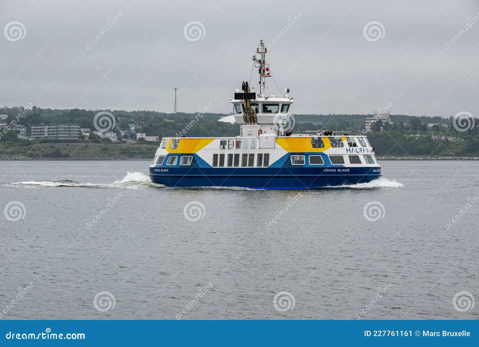 Halifax Transit Ferry Going from Dartmouth To Halifax Editorial Photo ...