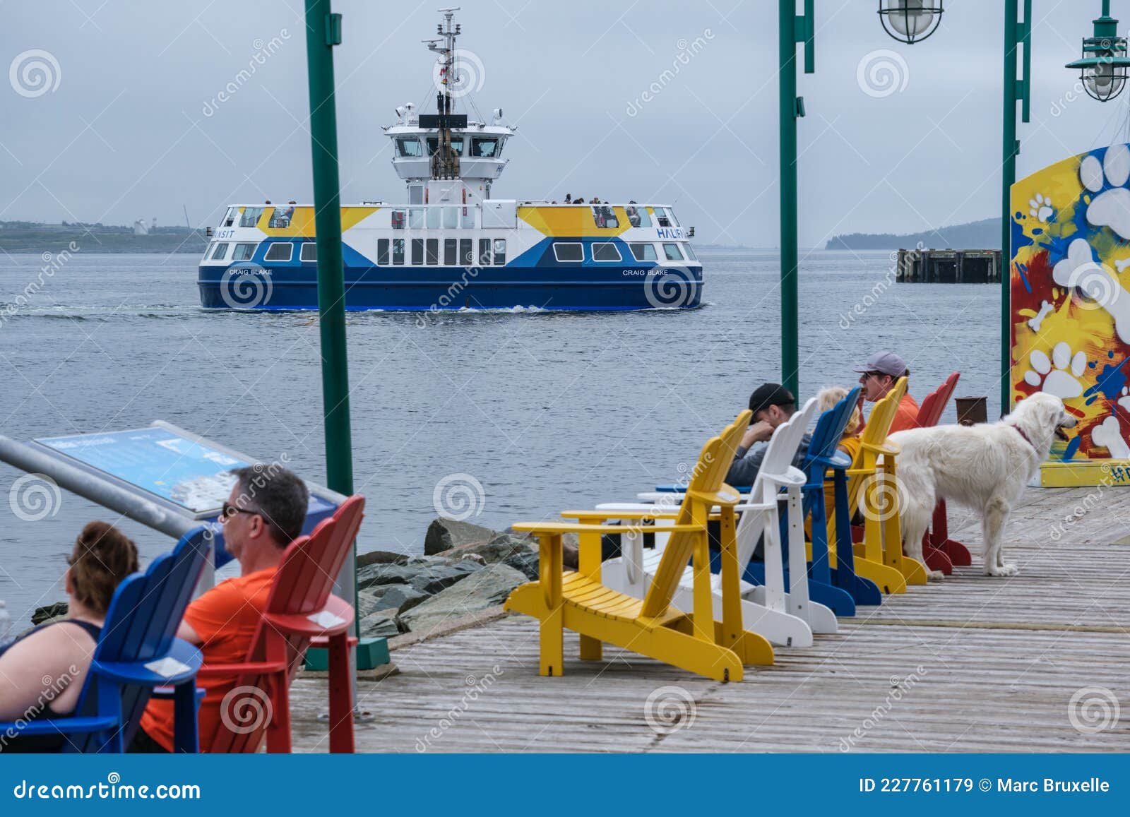Halifax Transit Ferry Going from Dartmouth To Halifax Editorial Stock ...