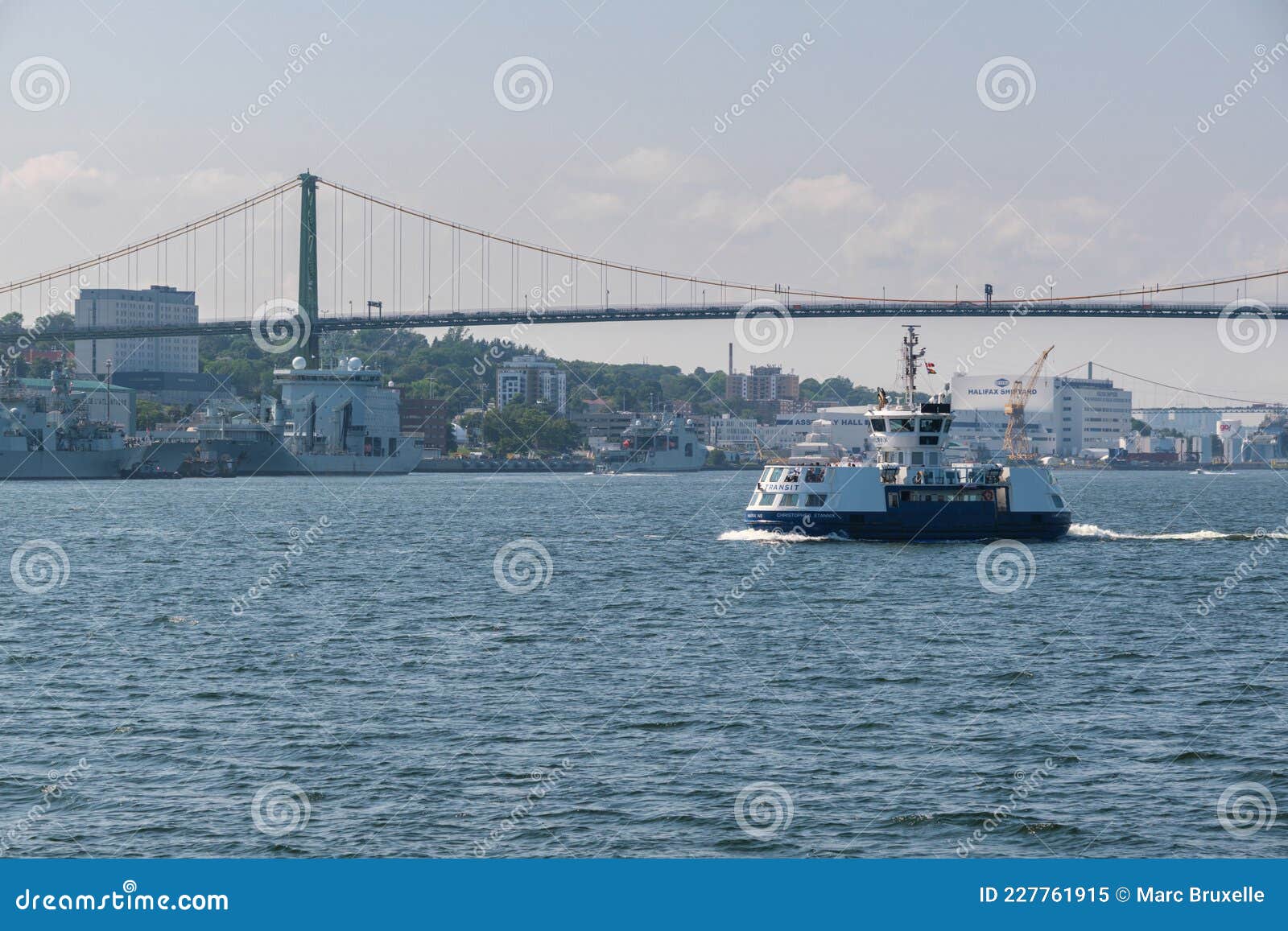 Halifax Transit Ferry Going from Dartmouth To Halifax Editorial Image ...