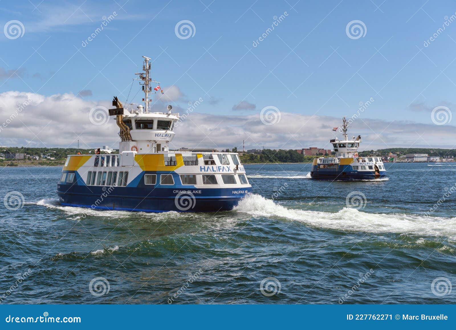 Halifax Transit Ferry Going from Halifax To Dartmouth Editorial Photo ...