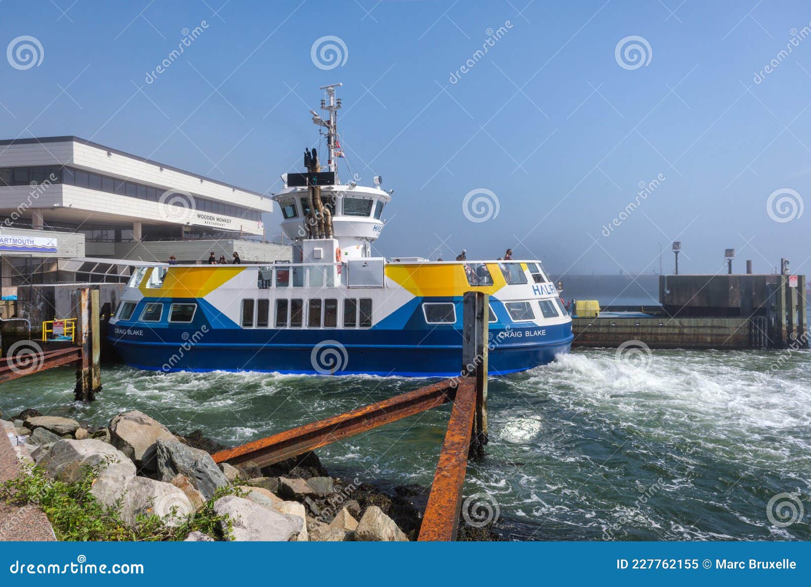 Halifax Transit Ferry at the Ferry Terminal Editorial Image - Image of ...