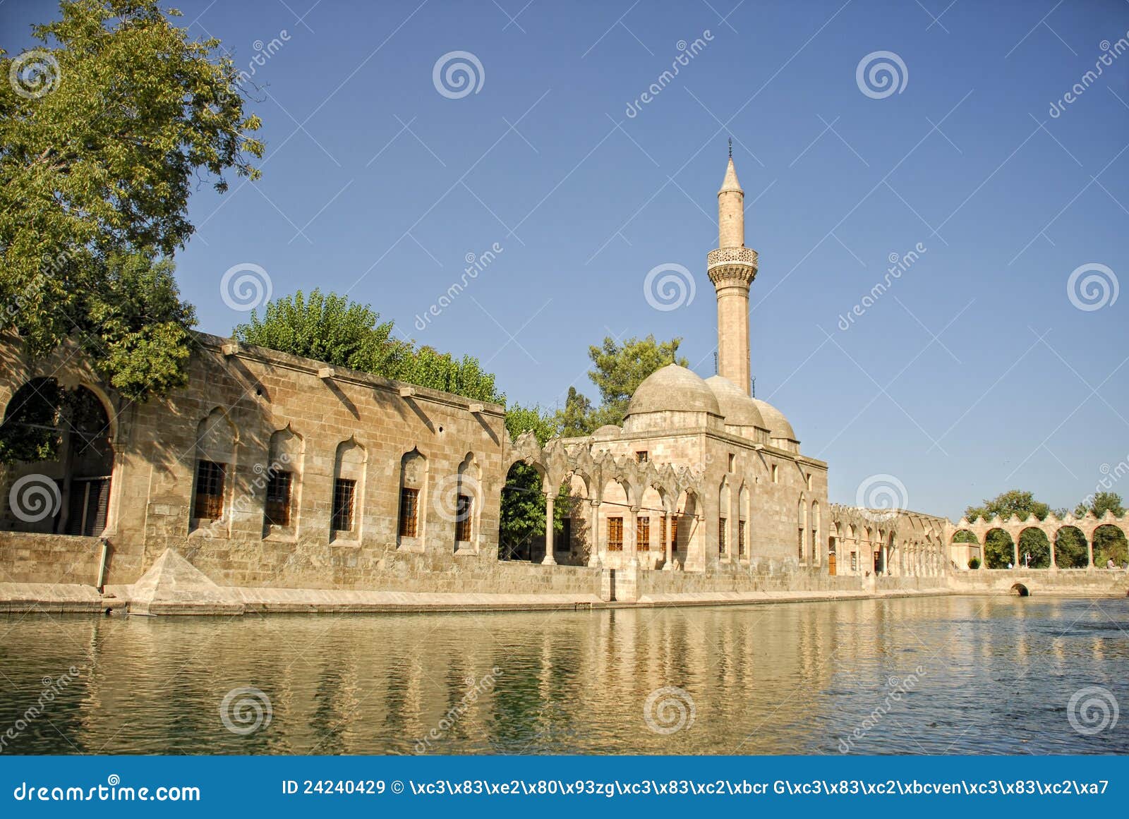 Halil Rahman Mosque in Sanliurfa, Turkey Stock Image - Image of ...