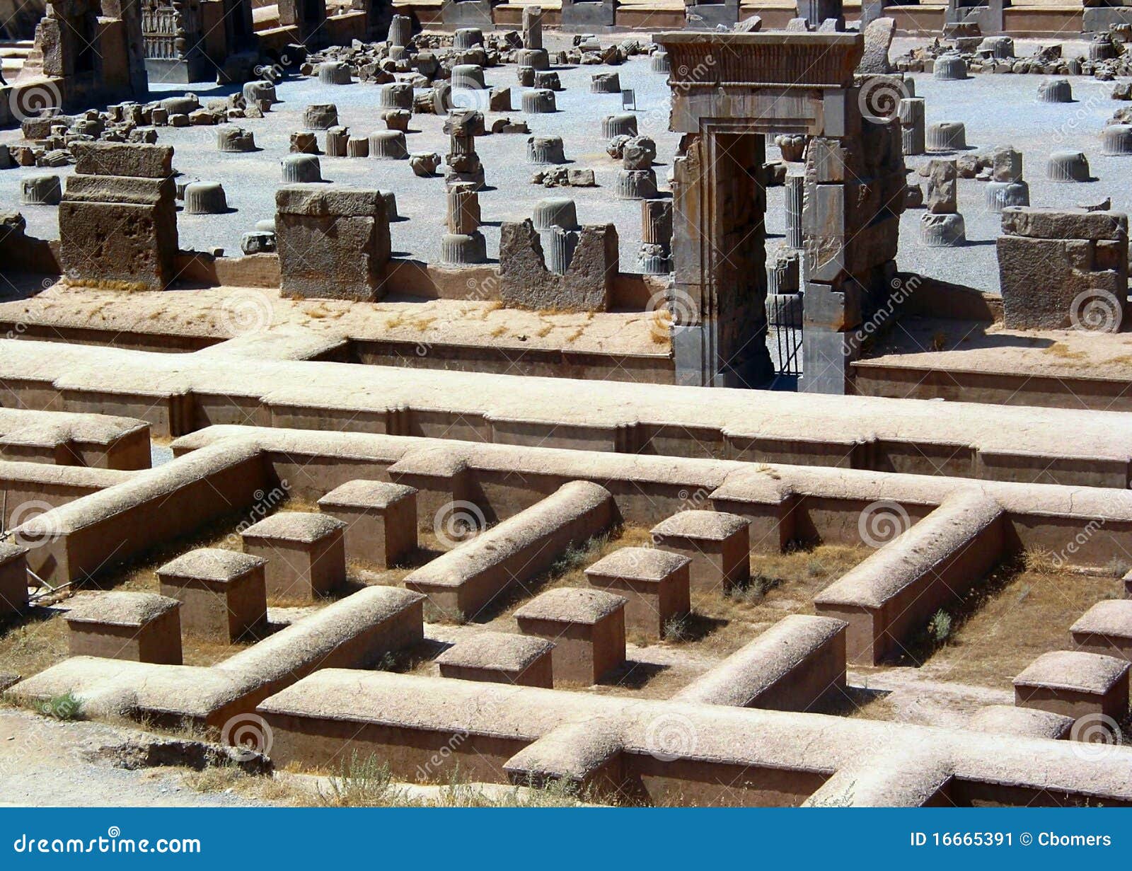Hall of 100 Columns, Persepolis Stock Image - Image of jamshid, unesco ...