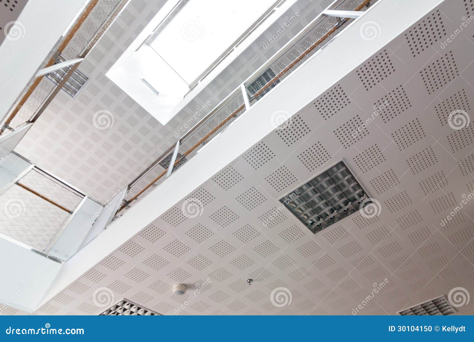 Hall ceiling stock photo. Image of vestibule, artificial - 30104150