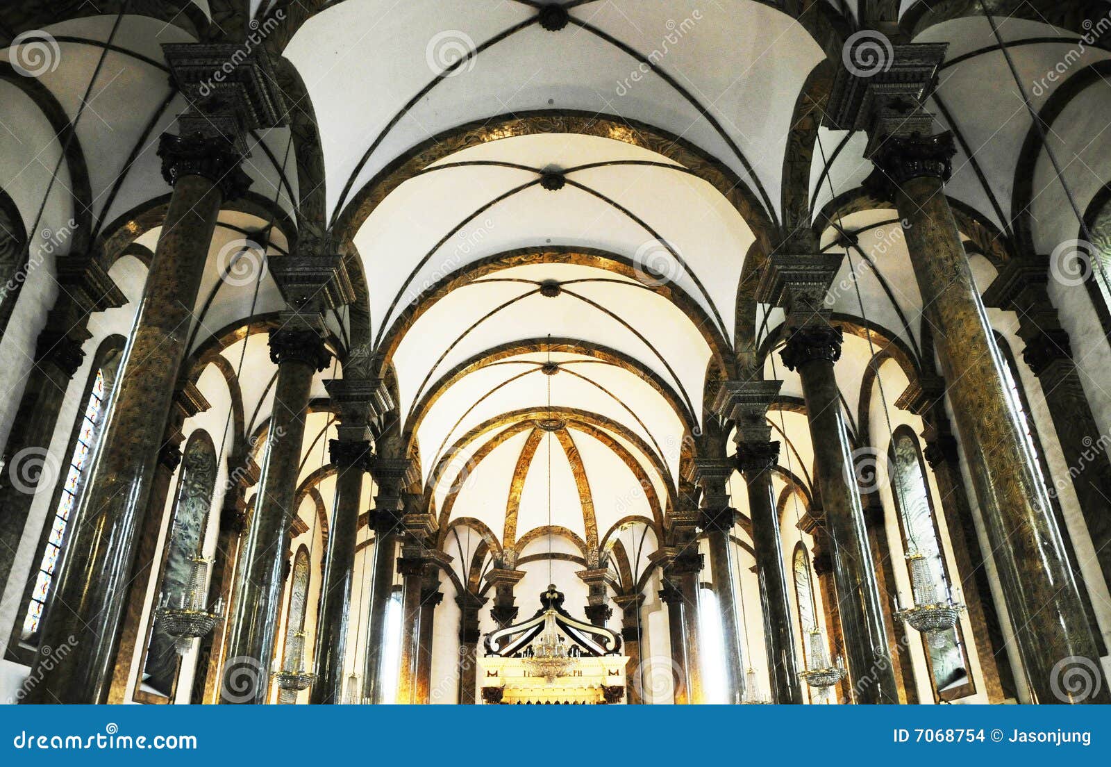Hall of church stock photo. Image of church, style, classical - 7068754
