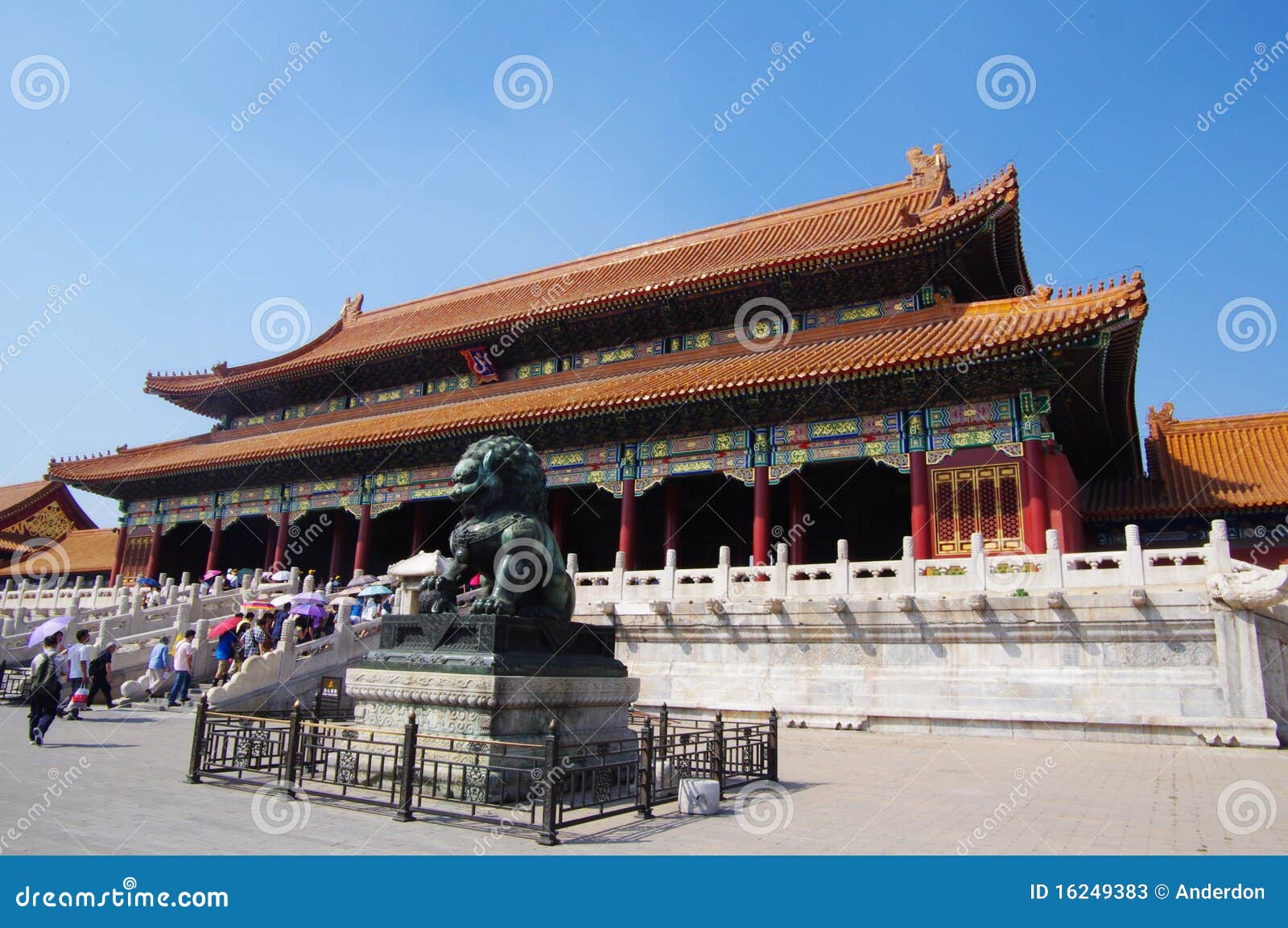 Hall D'harmonie Supreme Dans La Ville Interdite Photo stock éditorial ...