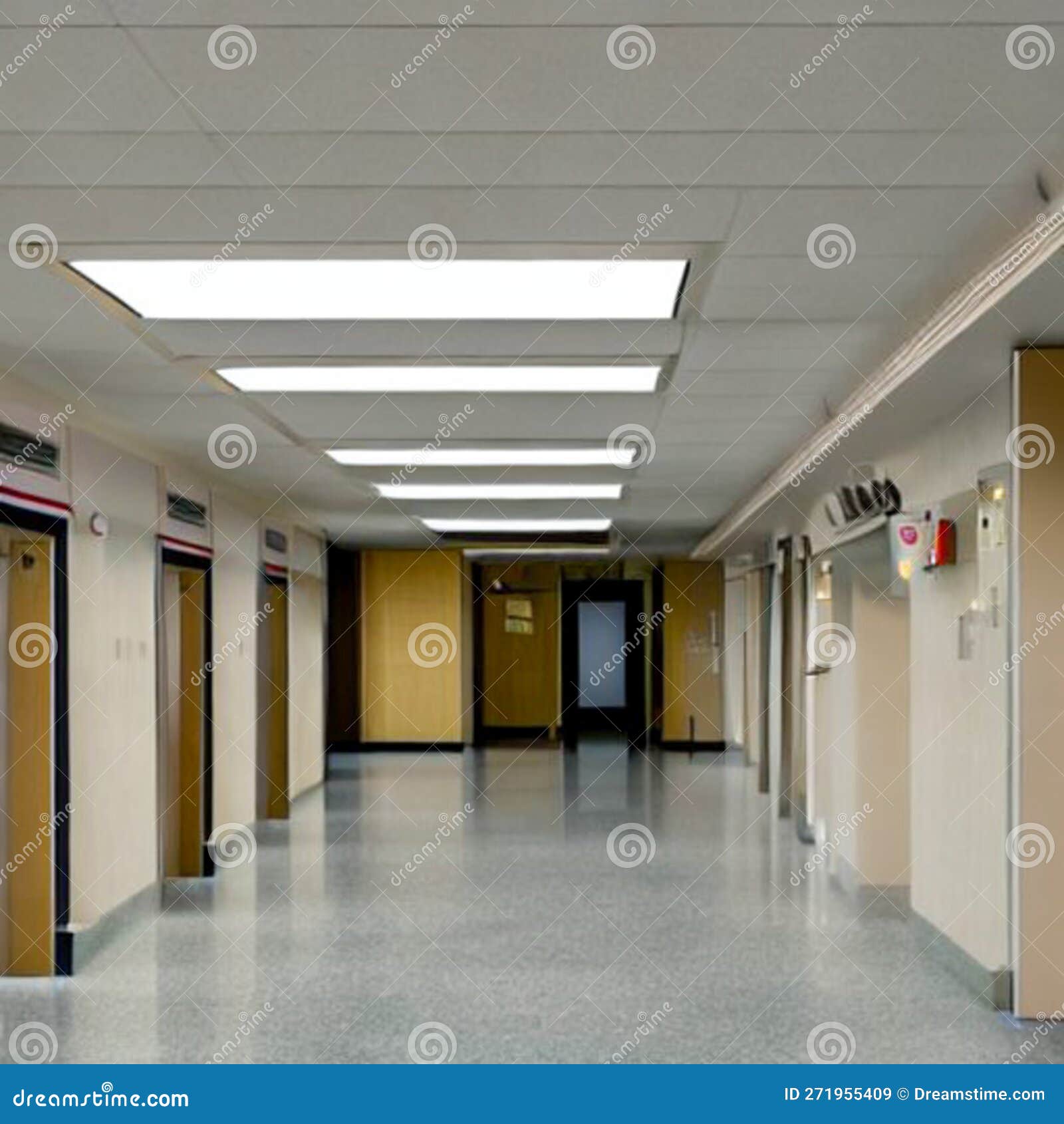 Hall De Um Hospital Moderno. Interior Imagem de Stock - Imagem de ...