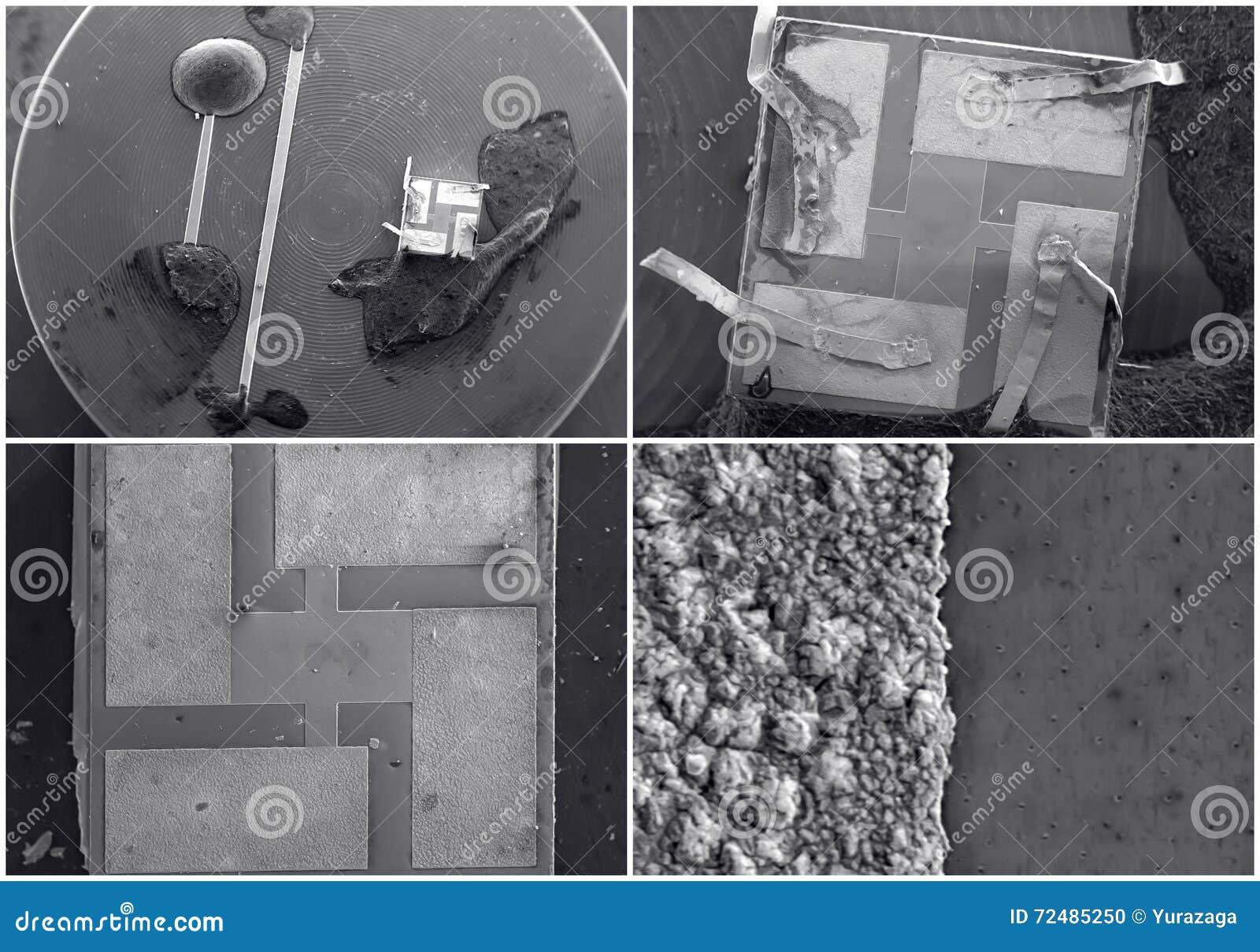 Hall Effect Magnetic Field Sensor Stock Photo - Image of electron, gaas ...