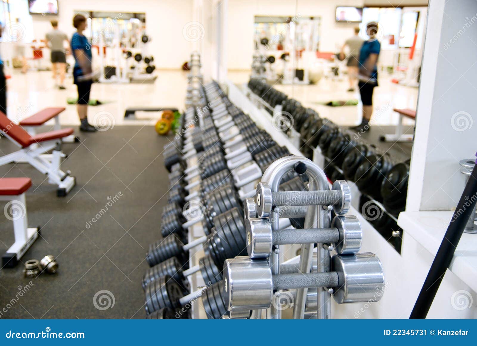 Hall for fitness stock image. Image of power, lifestyles - 22345731