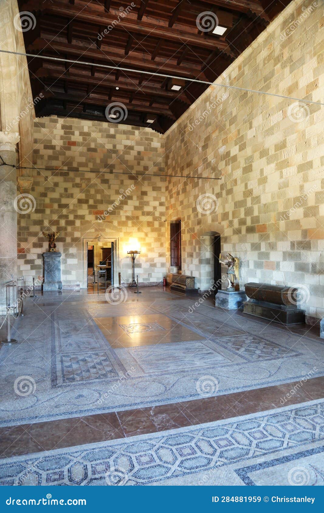 The Grand Master Hall in Rhodes Greece Editorial Stock Image - Image of ...
