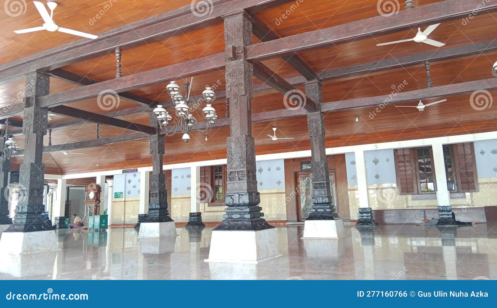 The Hall of the Great Mosque of Demak Editorial Photo - Image of floor ...
