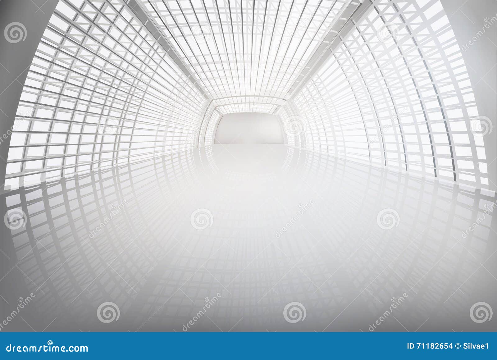 Hall, Large Space. Vector Illustration. Stock Vector - Illustration of ...