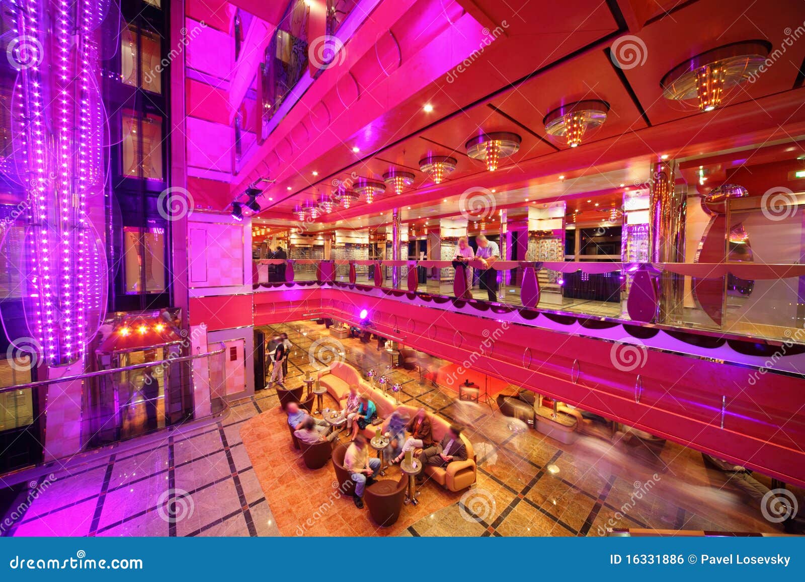 Hall and Lift in Costa Deliziosa - Cruise Ship Editorial Photo - Image ...