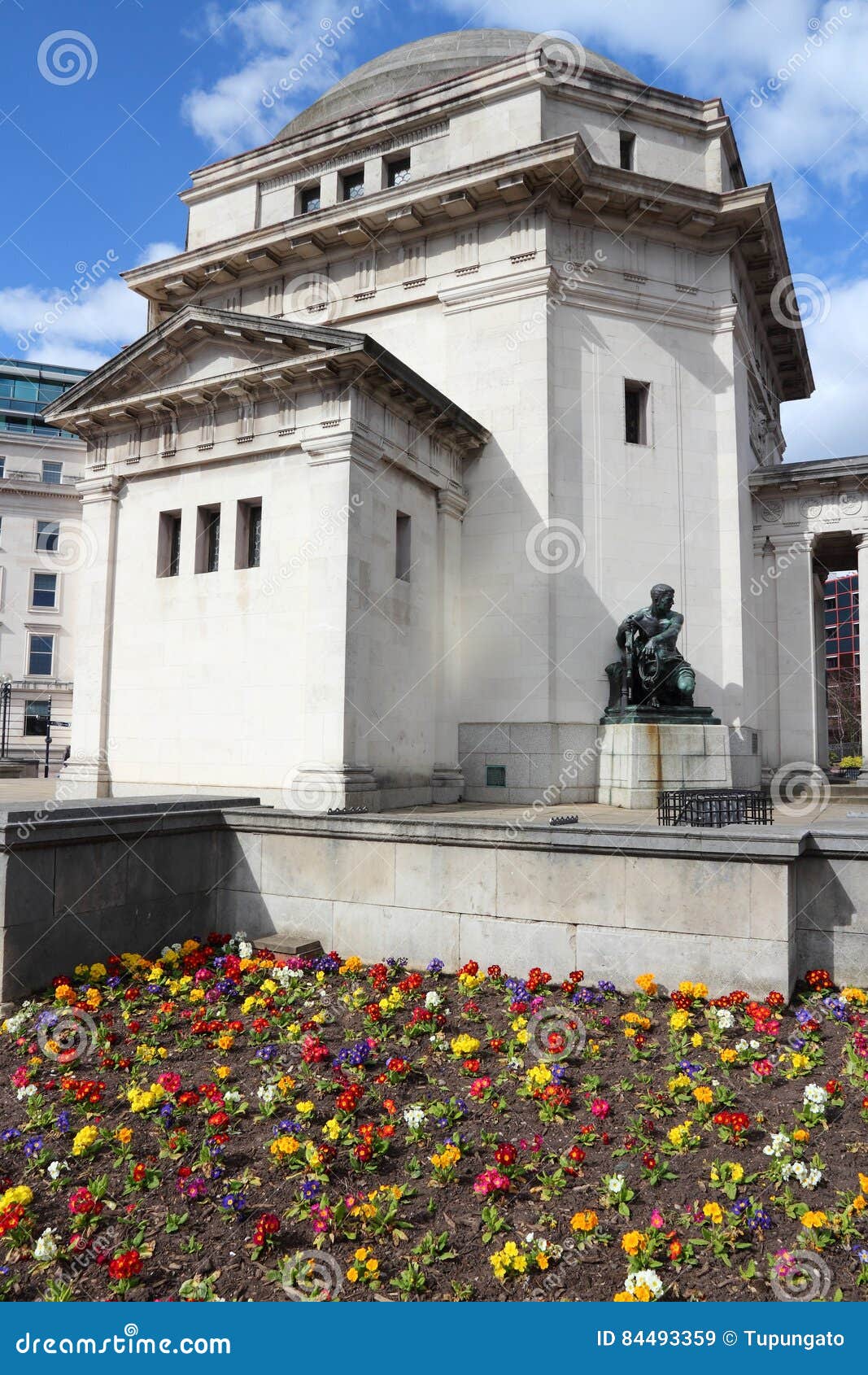 Hall of Memory, Birmingham stock image. Image of kingdom - 84493359