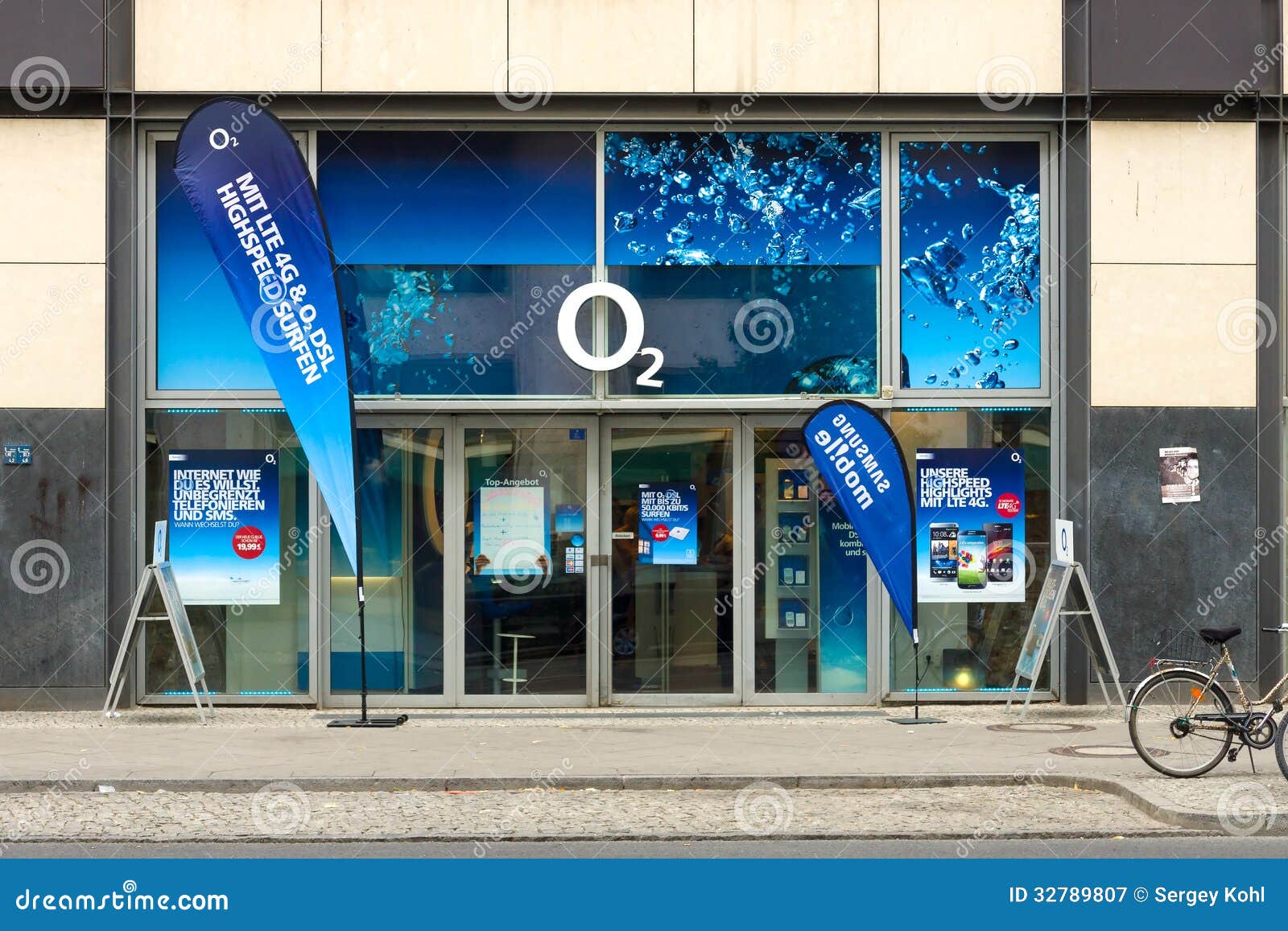Hall of Mobile Operator O2 at Alexanderplatz Editorial Photography ...