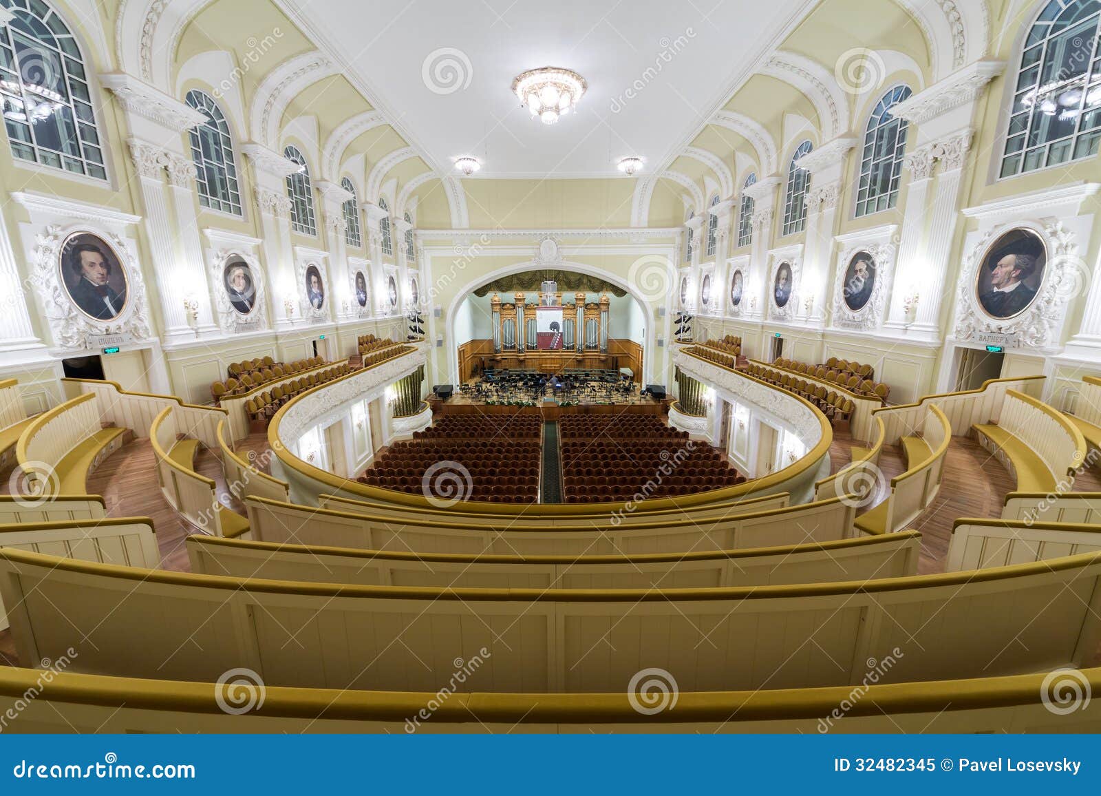 Hall of the Moscow Tchaikovsky Conservatory Editorial Image - Image of ...