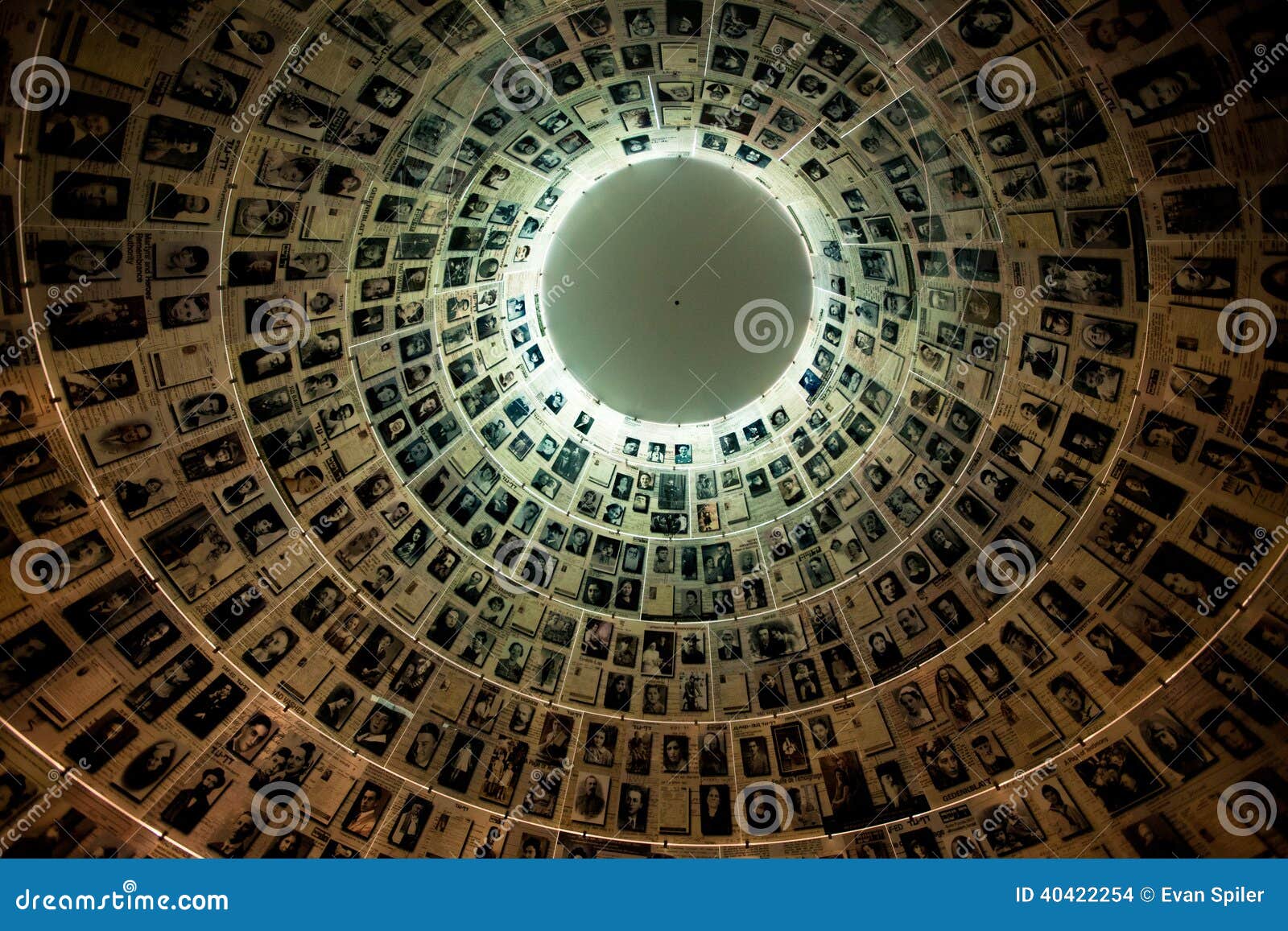 Hall of Names - Yad Vashem editorial stock image. Image of memorial ...