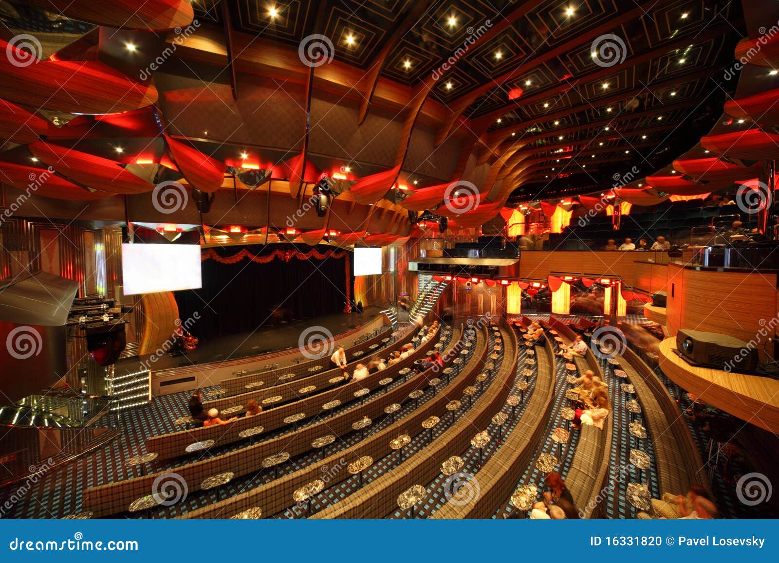 Hall in Newest Costa Cruise Ship Editorial Image - Image of scene ...