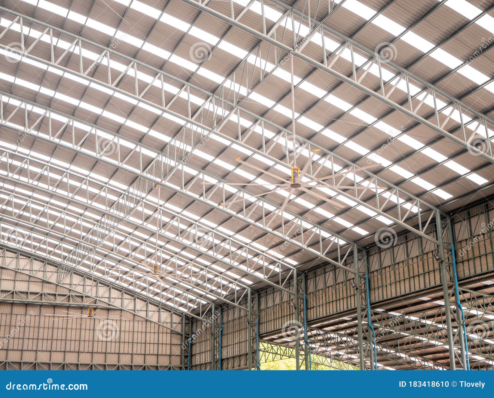 Hall Roof Steel Structure the Modern Design Stock Photo - Image of ...