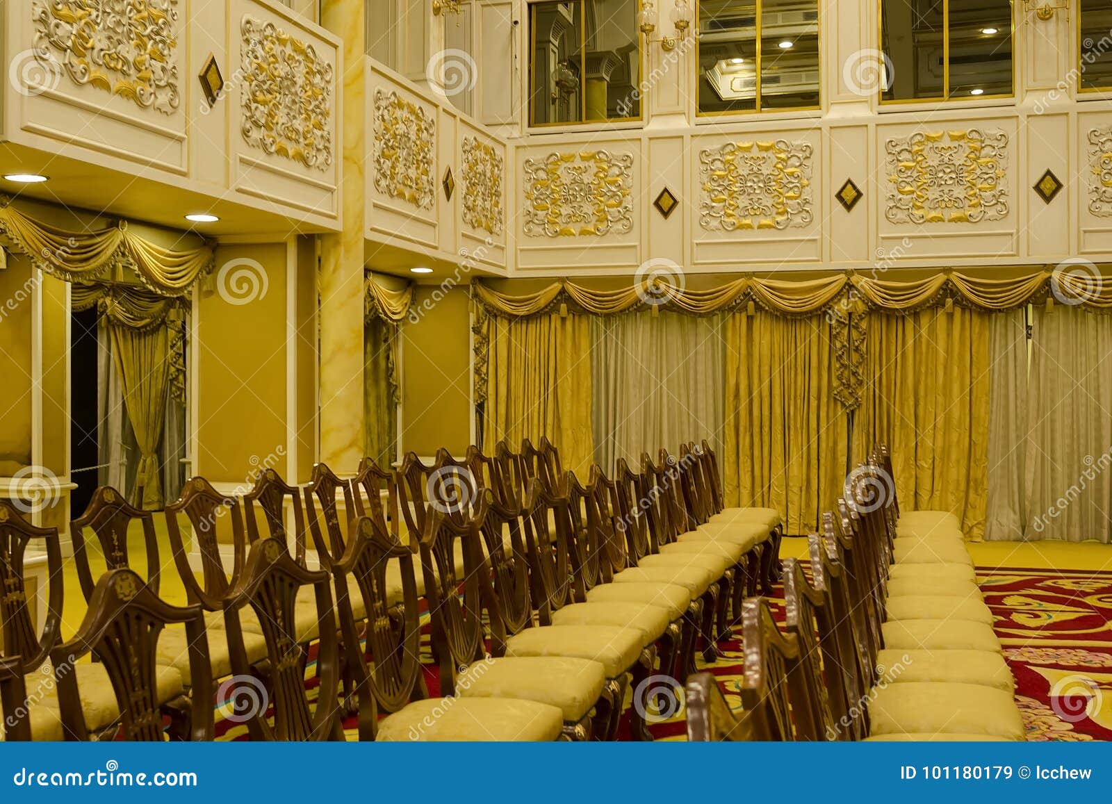 Balai Rong Seri of Istana Negara, Royal Museum, Malaysia. Editorial ...
