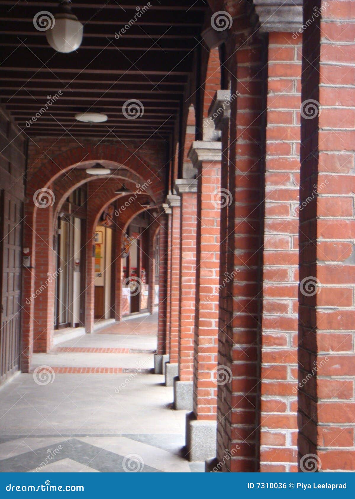 Hall way stock photo. Image of traditional, taiwan, architecture - 7310036