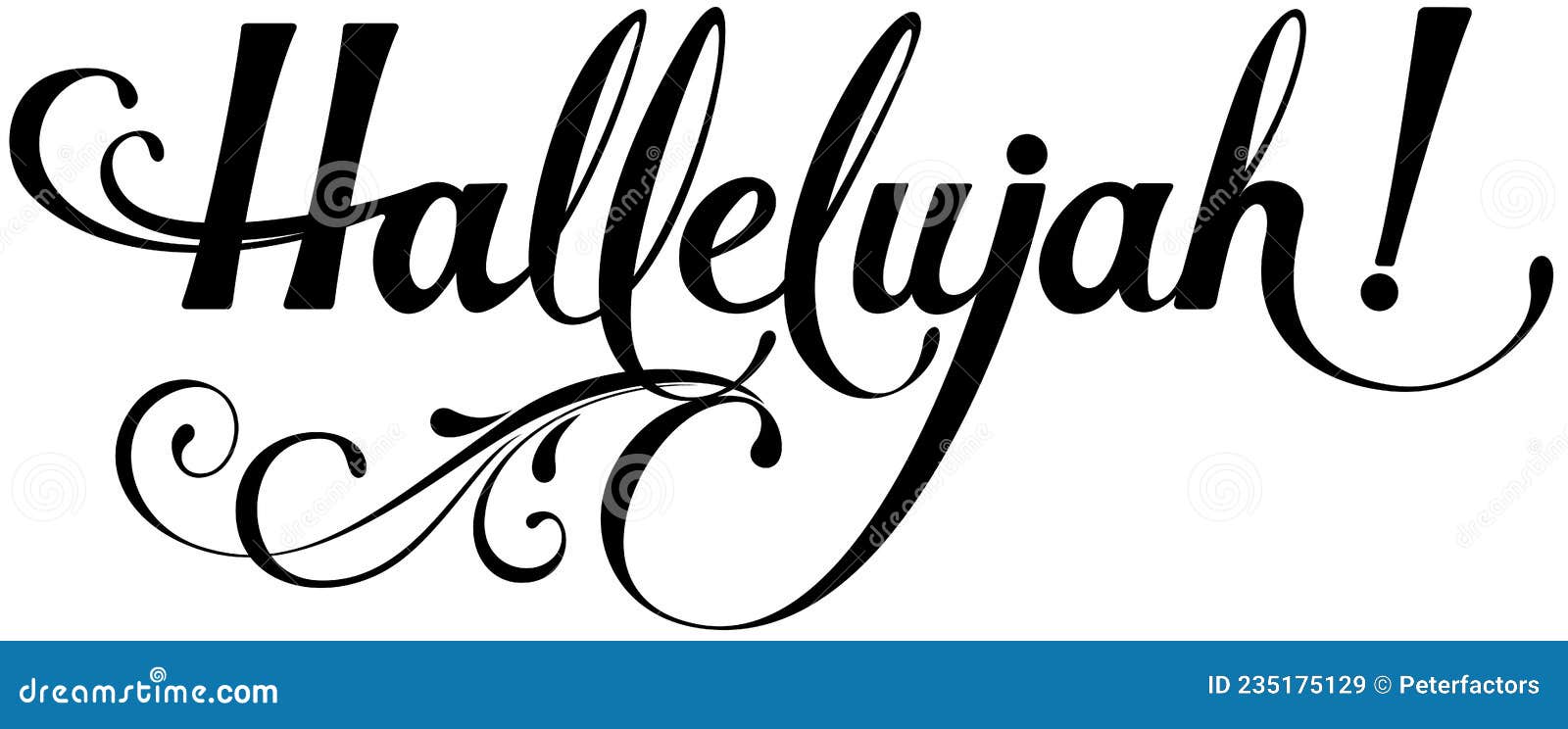 Hallelujah! - Custom Calligraphy Text Cartoon Vector | CartoonDealer ... Hallelujah! - Custom Calligraphy Text Cartoon Vector | CartoonDealer ...