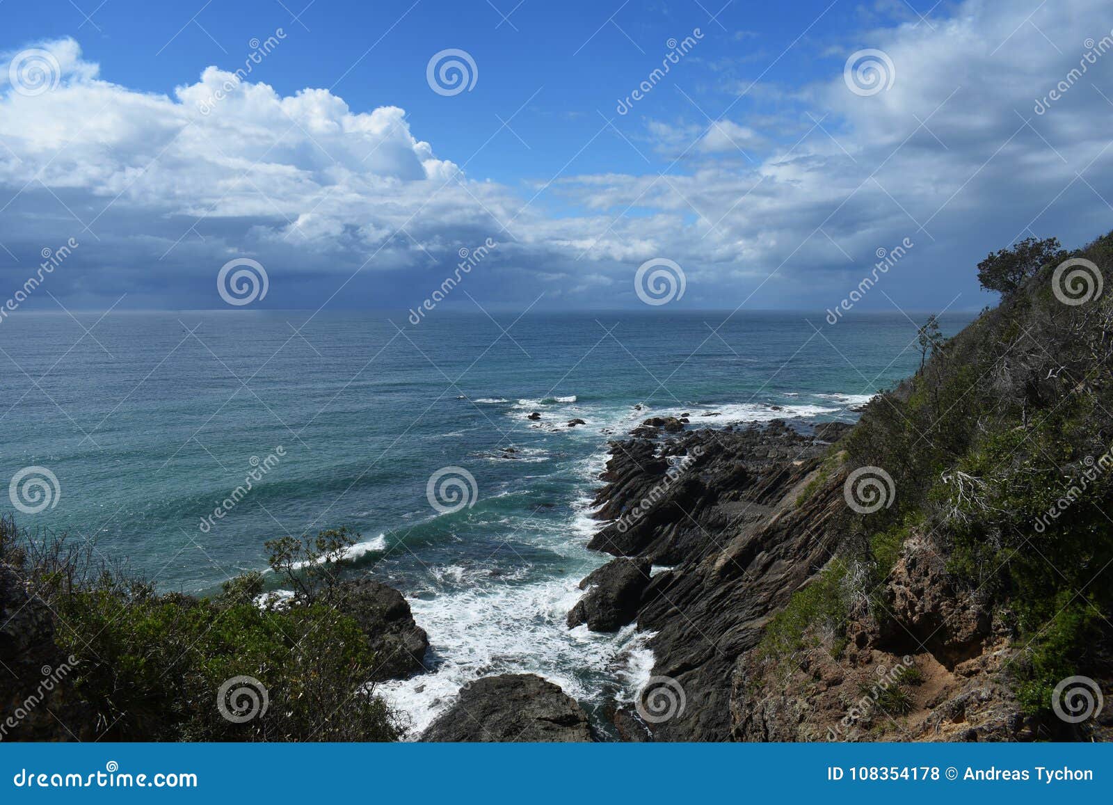 Hallidays Point Australia stock photo. Image of seascape - 108354178