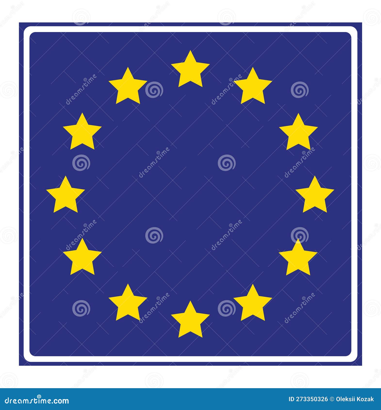 The Hallmark Of The European Union. Vector Graphics | CartoonDealer.com ...