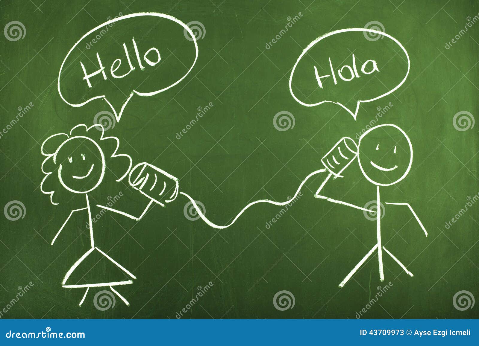 Hallo hola stockbild. Bild von spanien, geschäft, übersetzung - 43709973