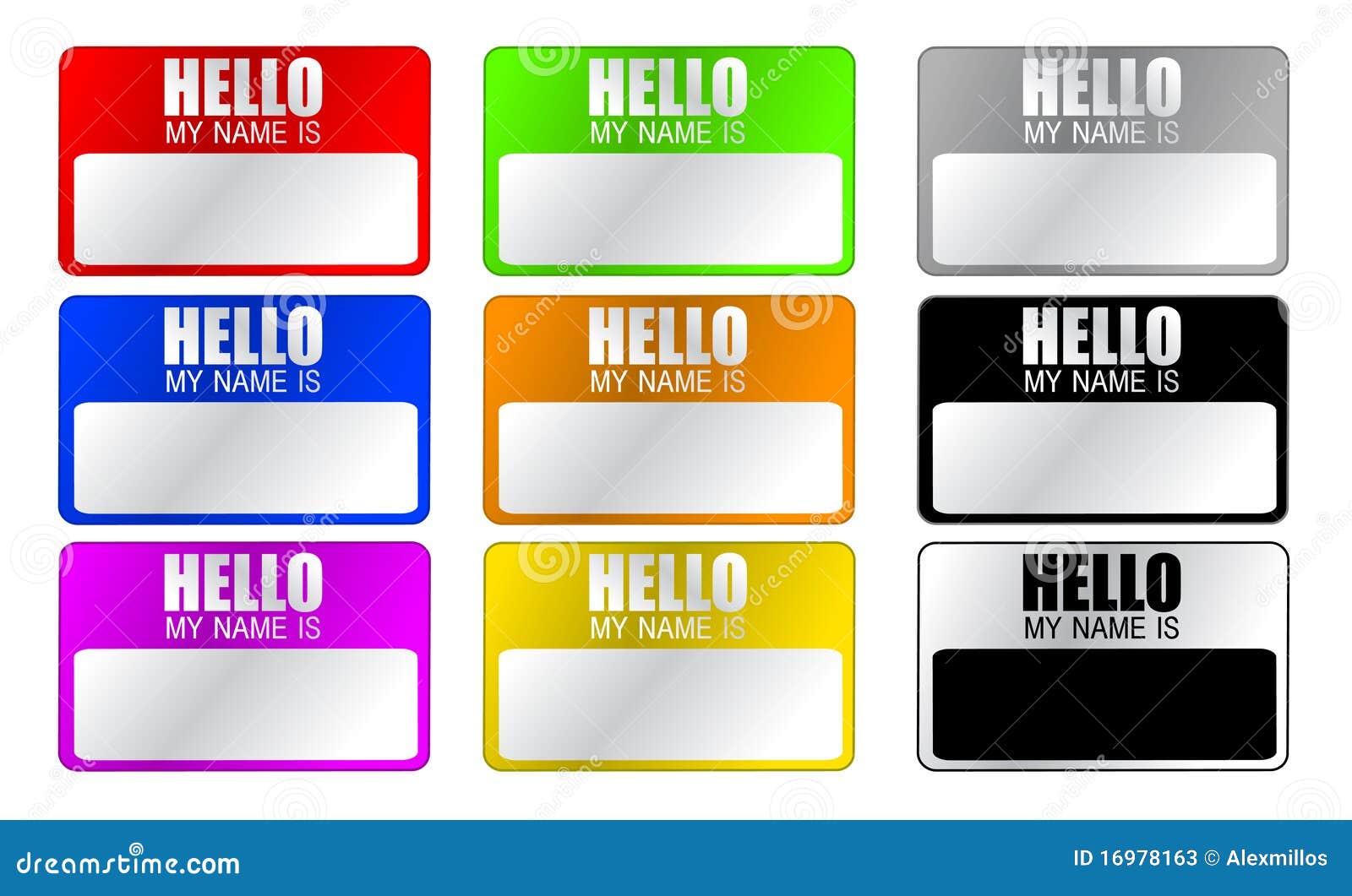 Hallo, ist mein Name vektor abbildung. Illustration von erscheinen ...