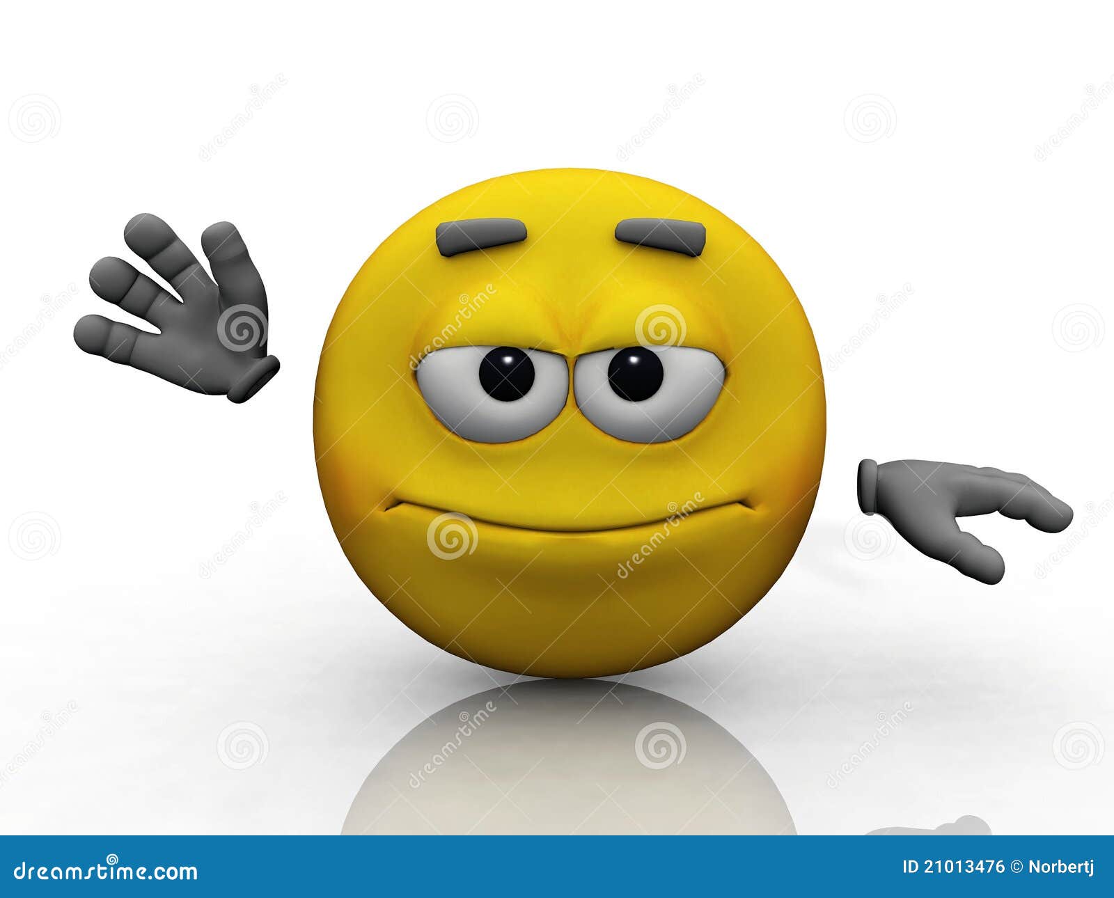 Hallo smiley stock abbildung. Illustration von konzept - 21013476