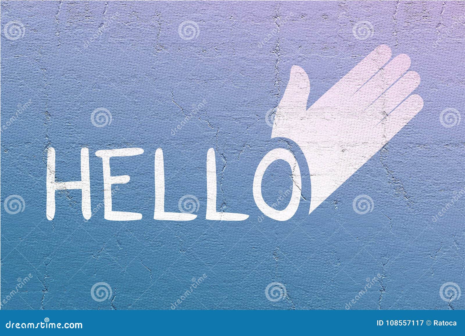 Hallo Symbol stock abbildung. Illustration von auslegung - 108557117