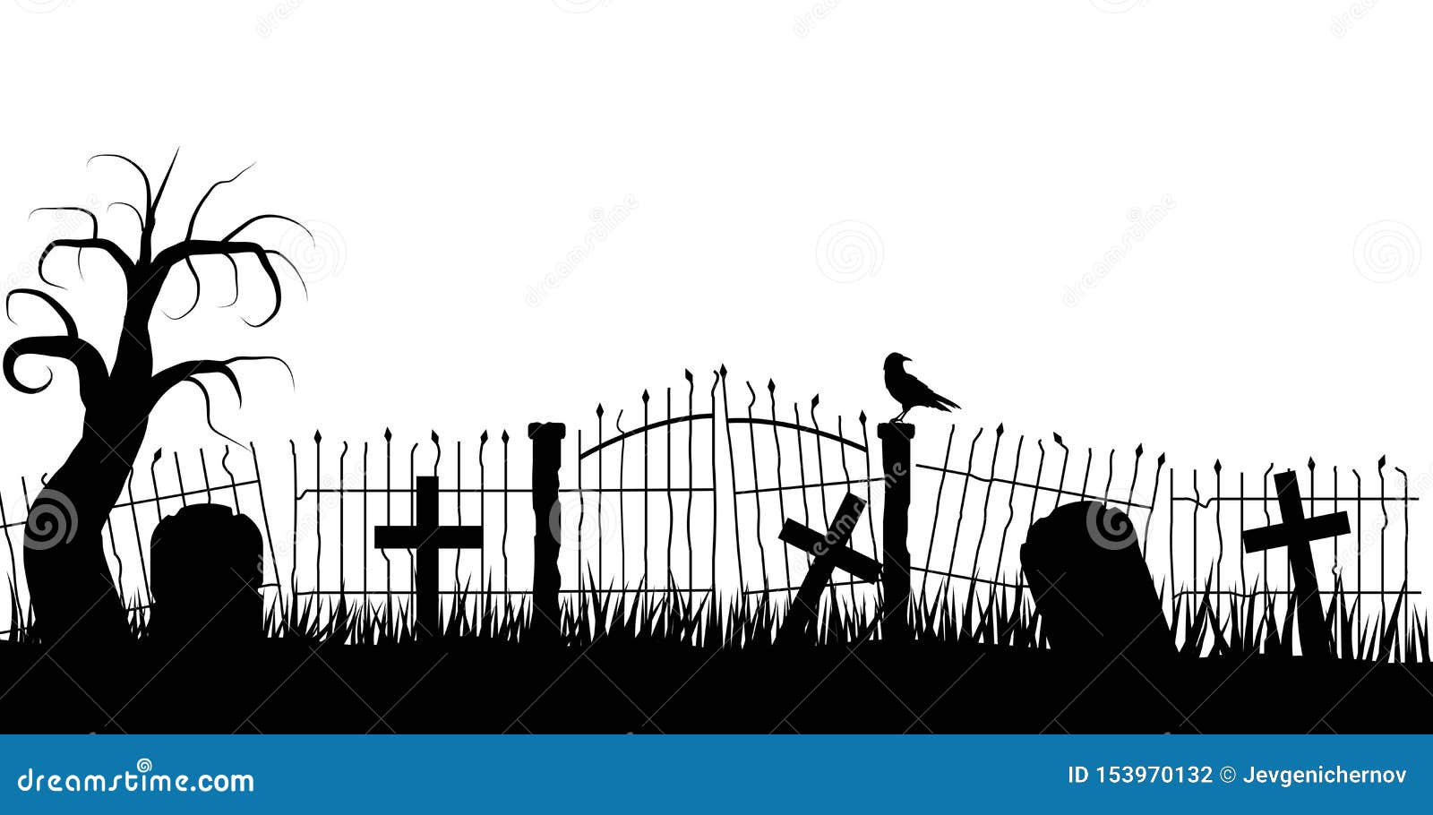 Spooky Fence Clipart Free