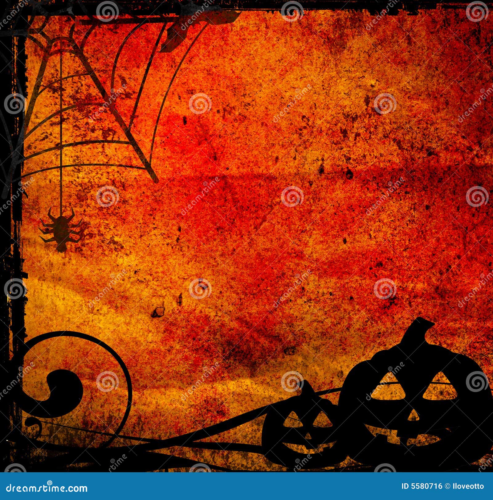 Halloween Abstract Background Stock Illustration - Illustration of ...