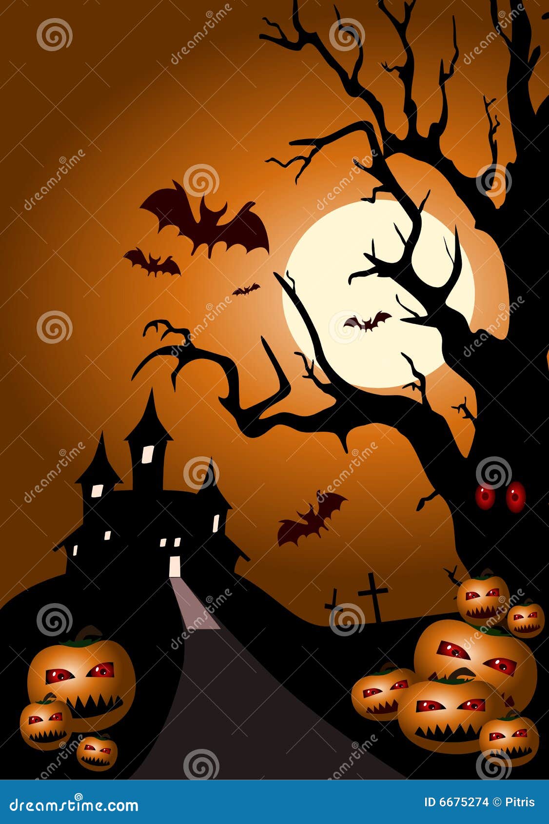 Halloween Abstract Background Stock Vector - Illustration of creativity ...