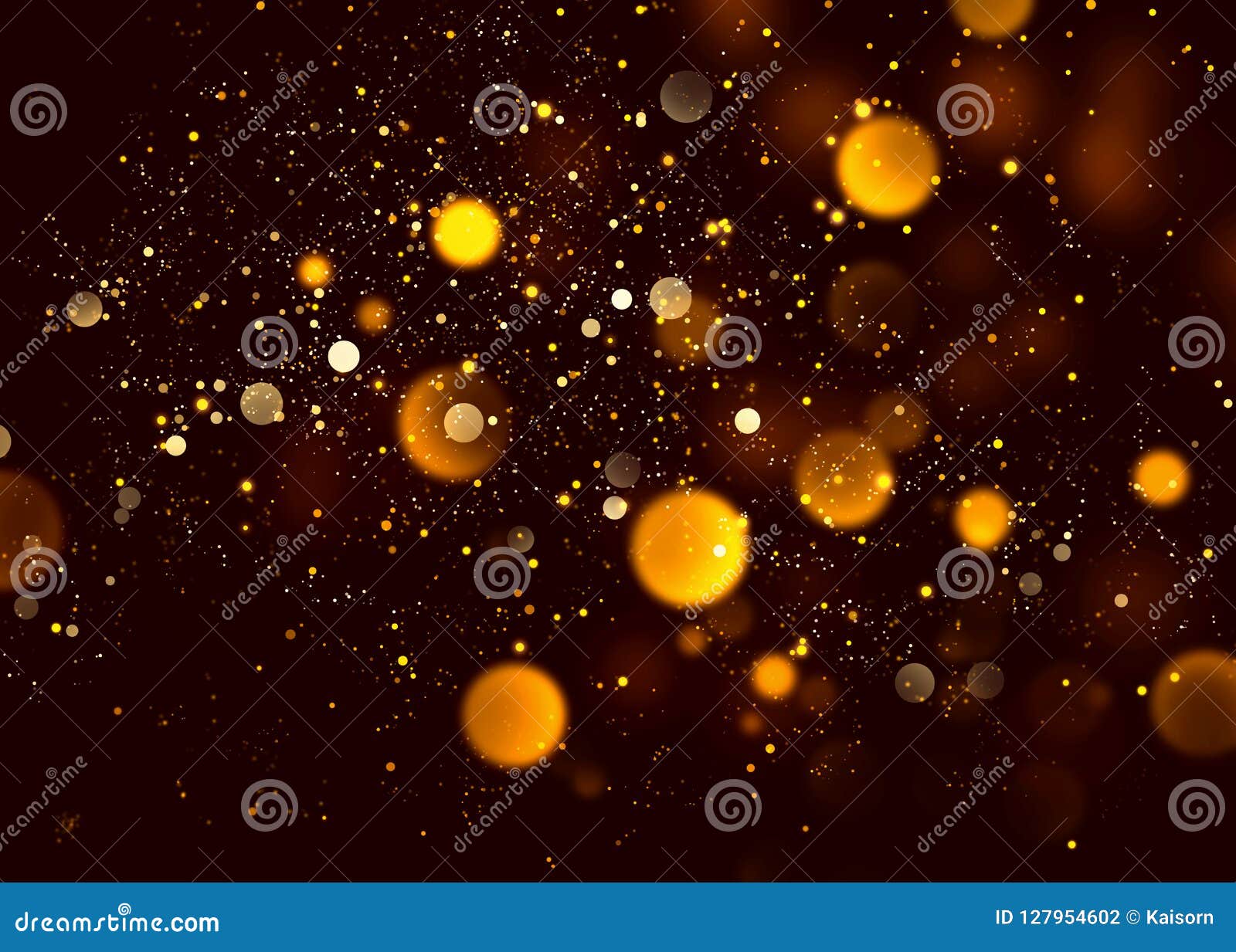 Halloween Abstract Bokeh Orange Glitter Sparkle Night Background Stock ...