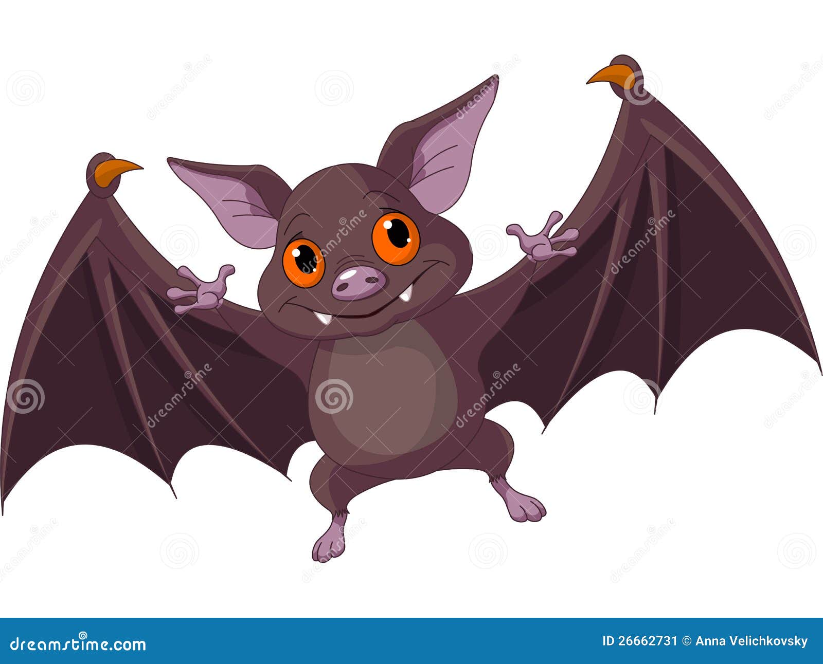 Halloween bat flying stock vector. Illustration of spooky - 26662731