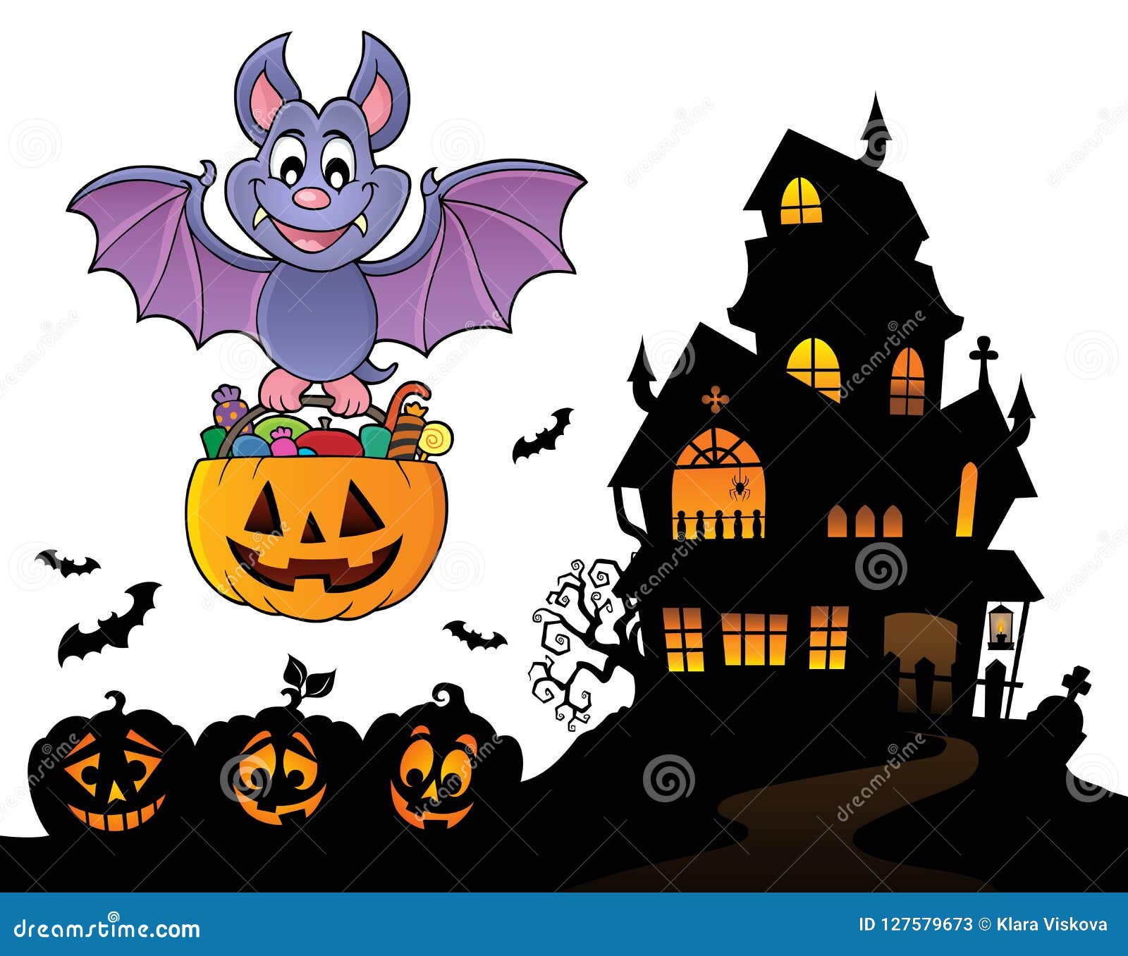 Halloween Bat Theme Image 9 Stock Vector - Illustration of character ...