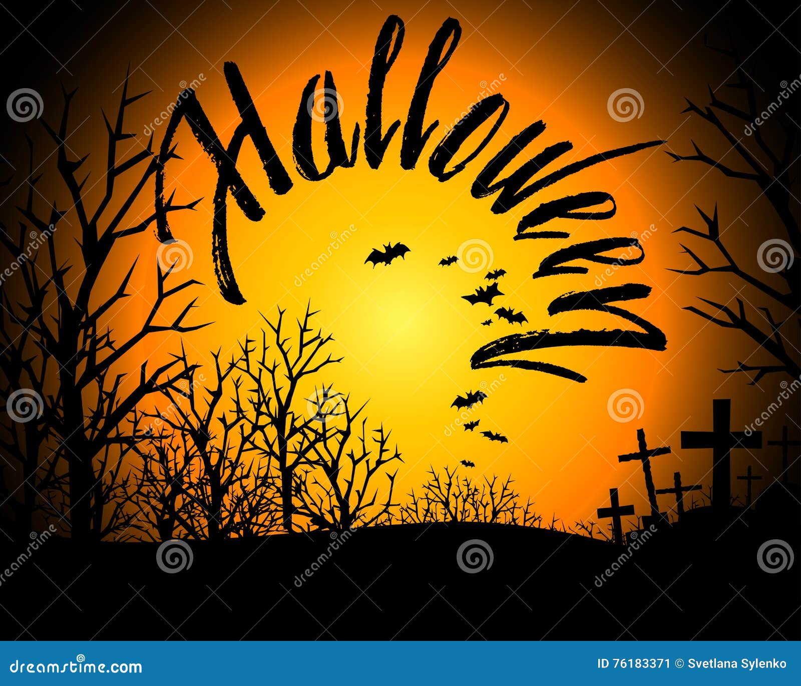 Halloween Bloody Text Background Stock Vector - Illustration of ...