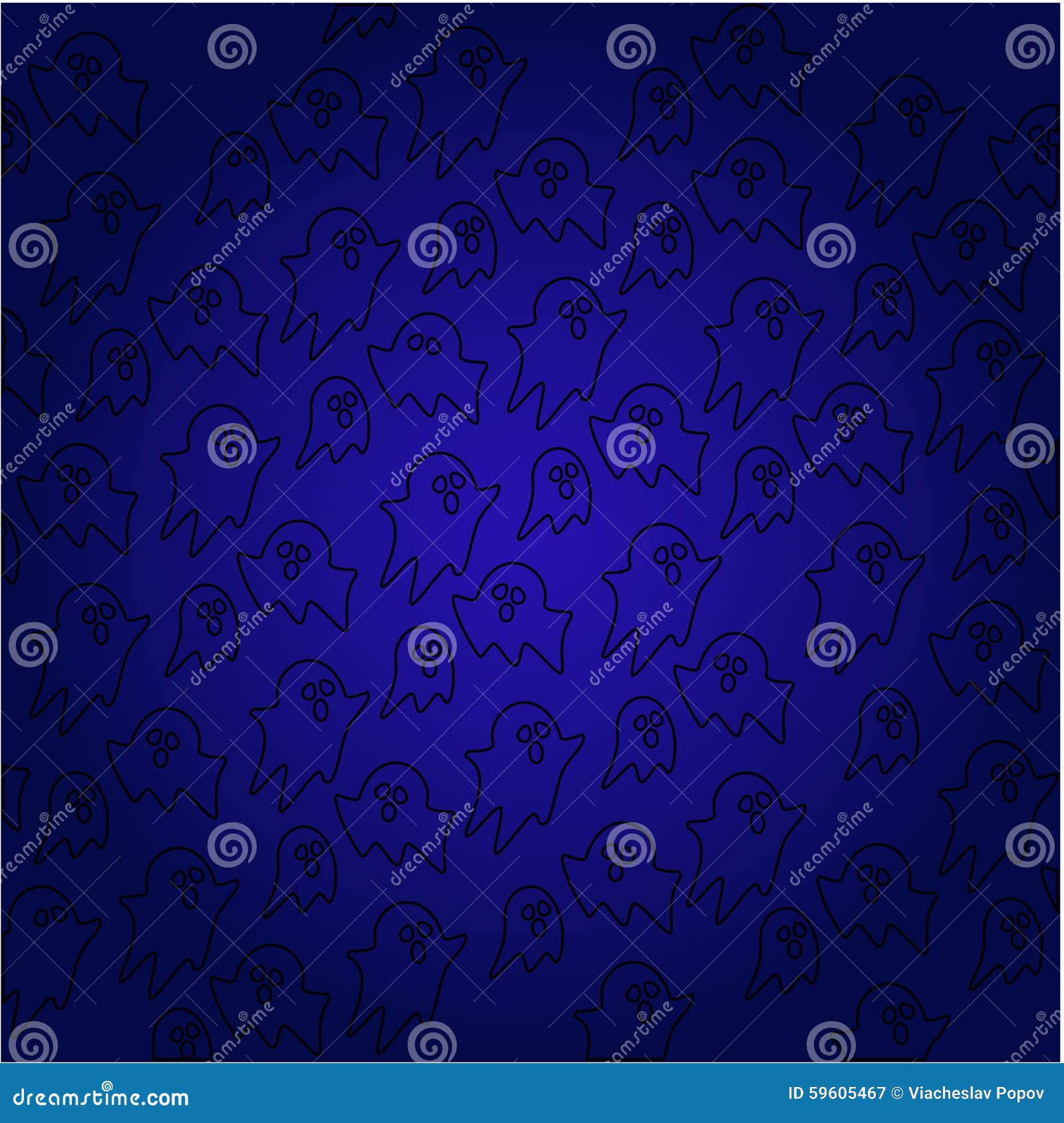 Halloween blue background stock vector. Illustration of halloween ...