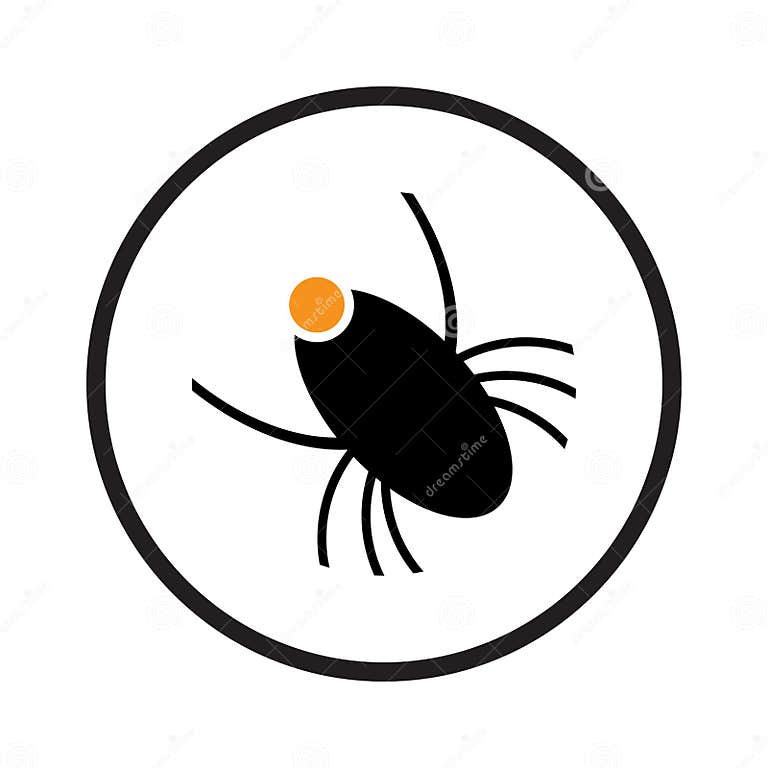 Halloween bug icon stock vector. Illustration of halloween - 262618088