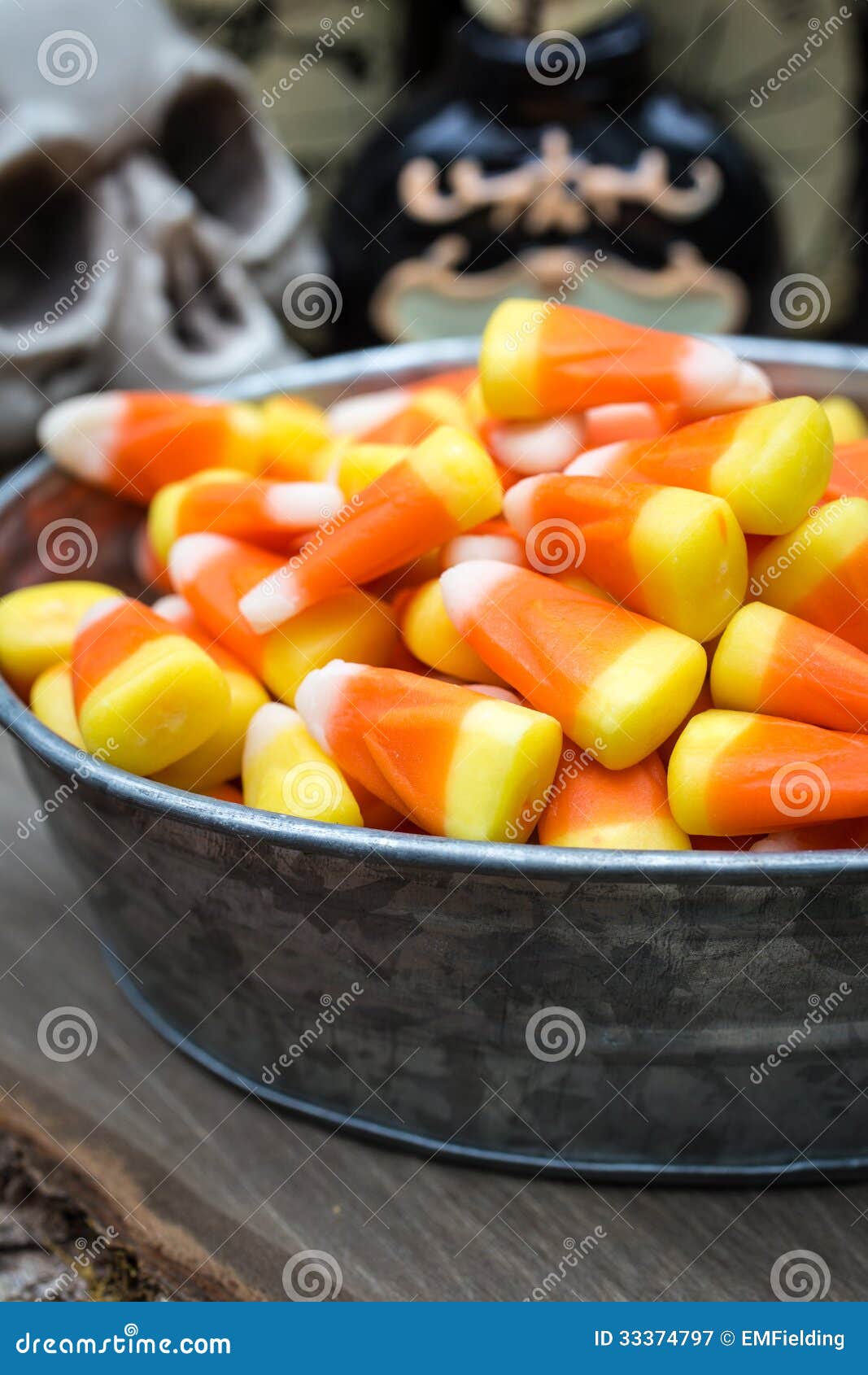 Halloween Candy stock image. Image of metal, yellow, orange - 33374797