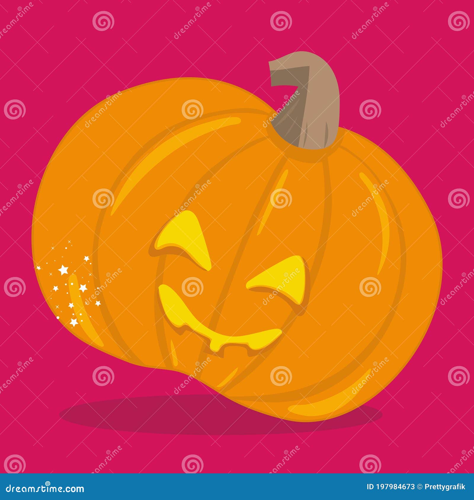 Halloween car pumpkin 08 stock vector. Illustration of pumpkin - 197984673