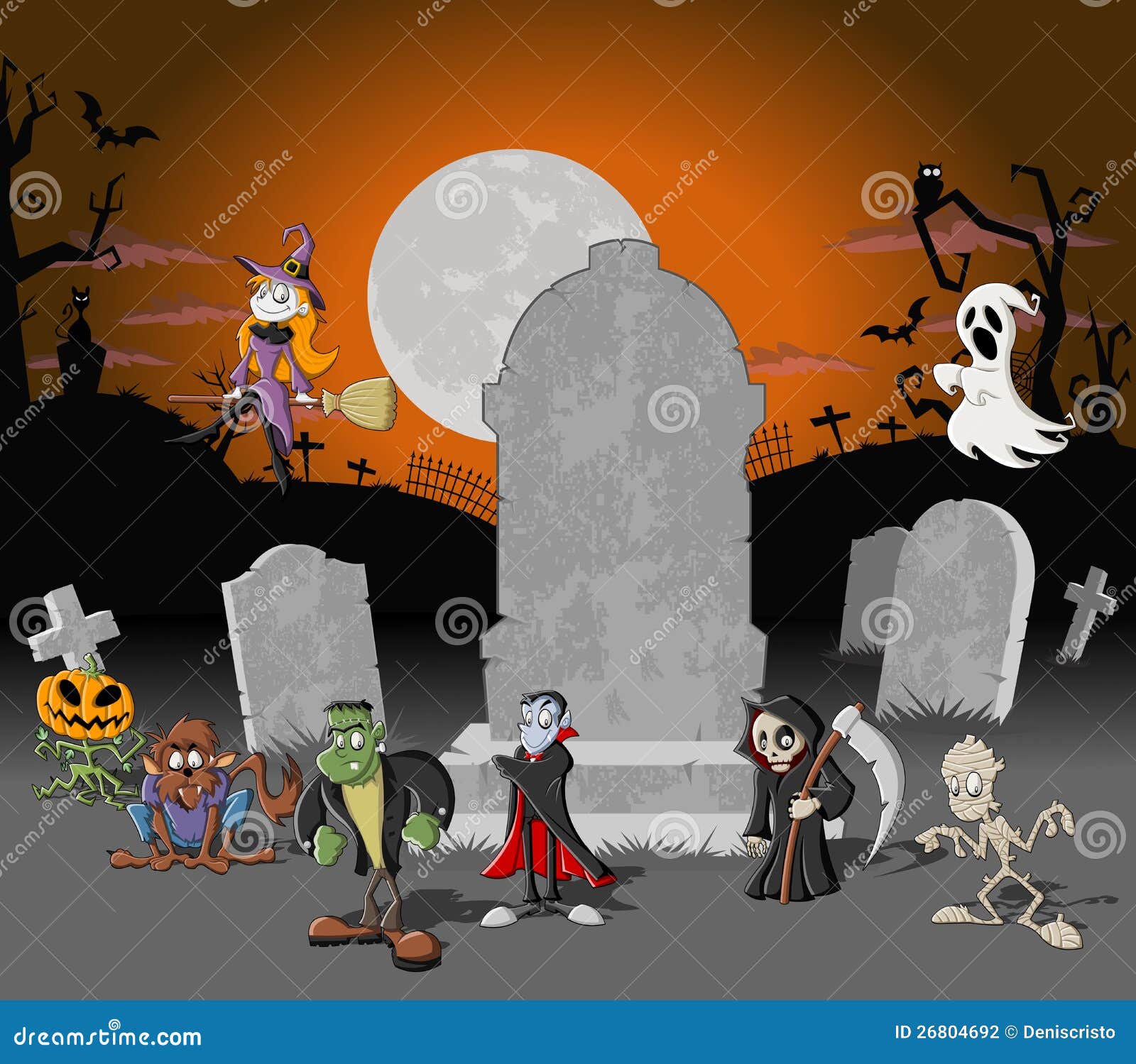 Monster Cemetery Stock Illustrations – 8,225 Monster Cemetery Stock ...