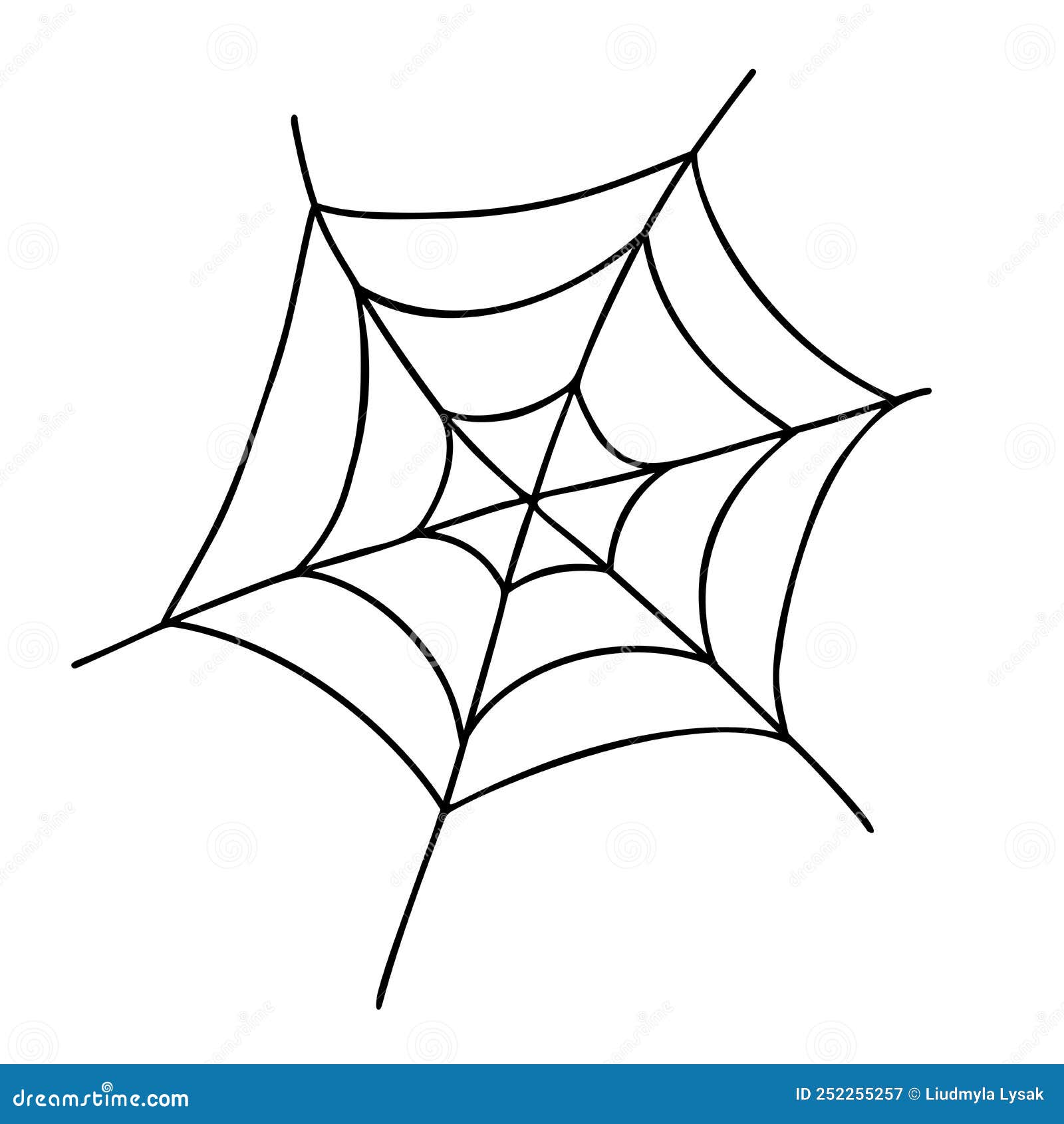 Halloween Cobweb. Spiderweb. Vector Illustration Stock Vector ...