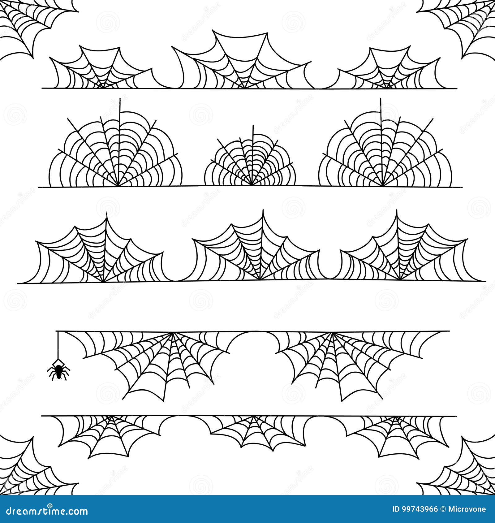 Spider Web - Cobweb Vector On White Background - Illustration ... Spider Web - Cobweb Vector On White Background - Illustration ...